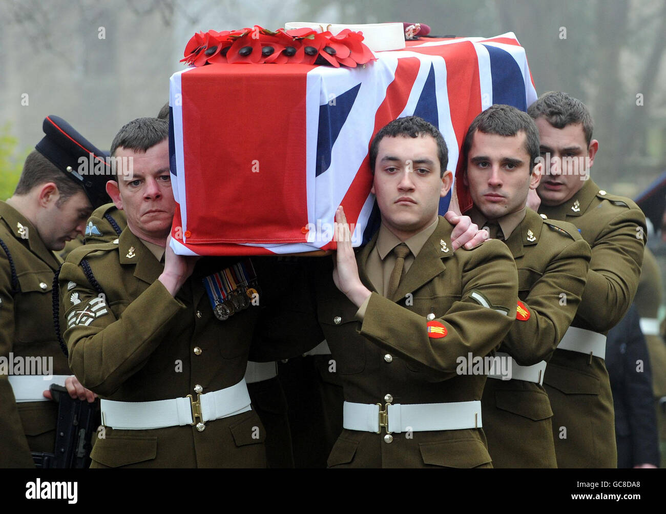 Sapper David Watson funeral Stock Photo - Alamy