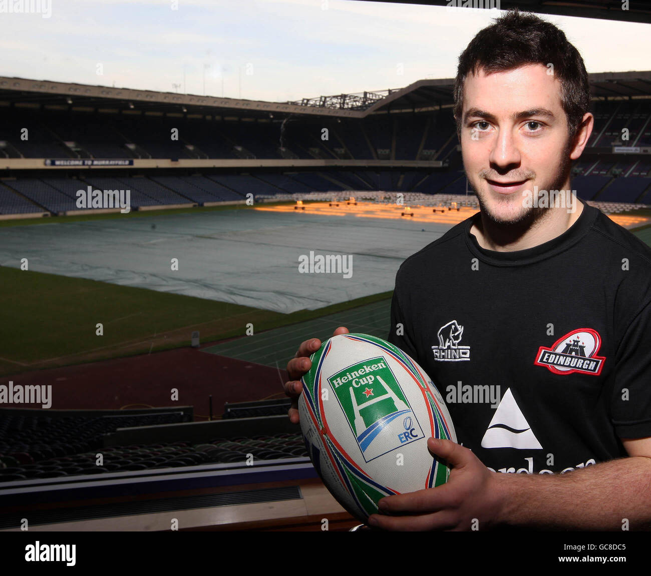 Edinburghs greig laidlaw during the team announcement at murrayfield ...