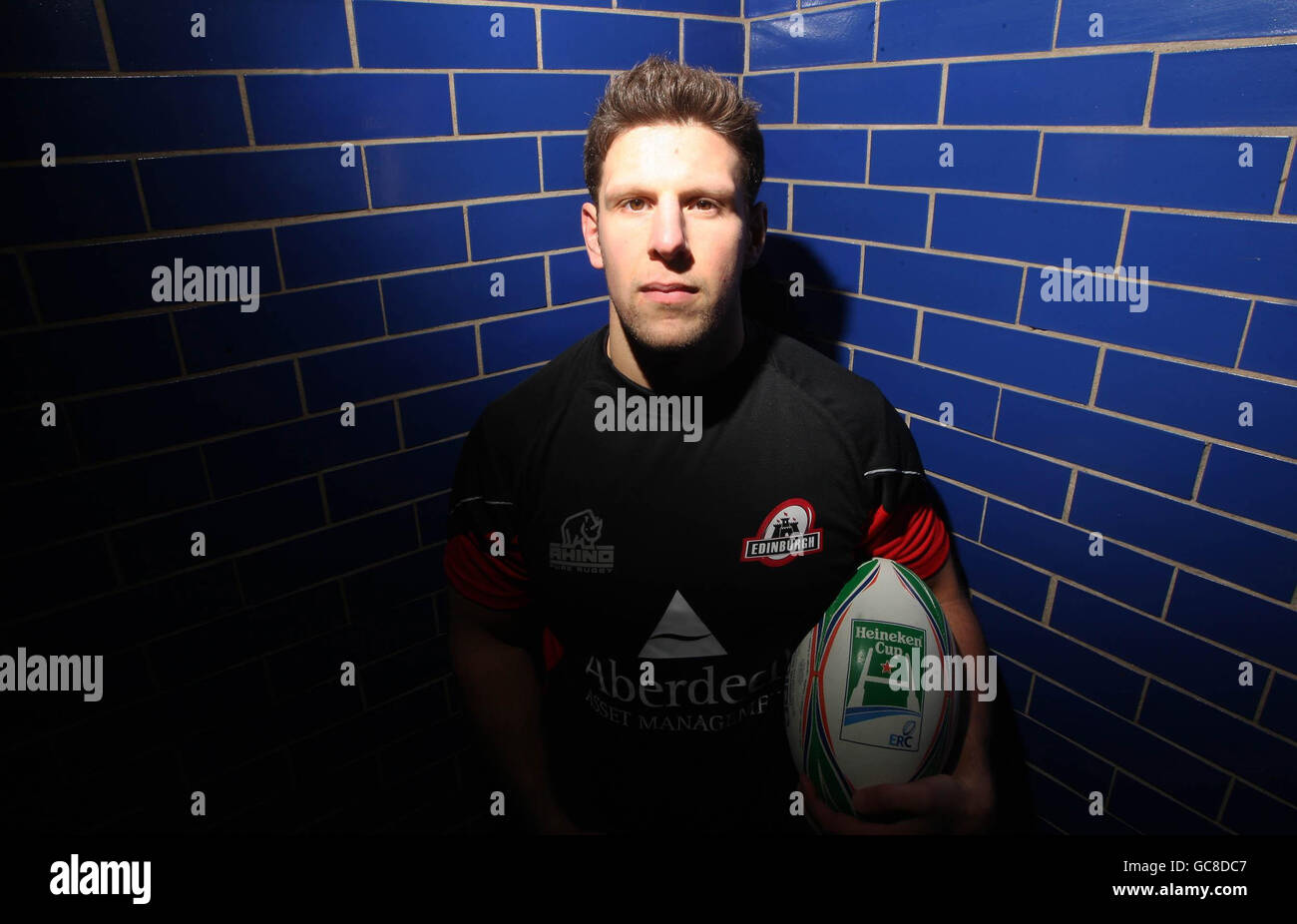 Edinburghs david callum during the team announcement at murrayfield ...