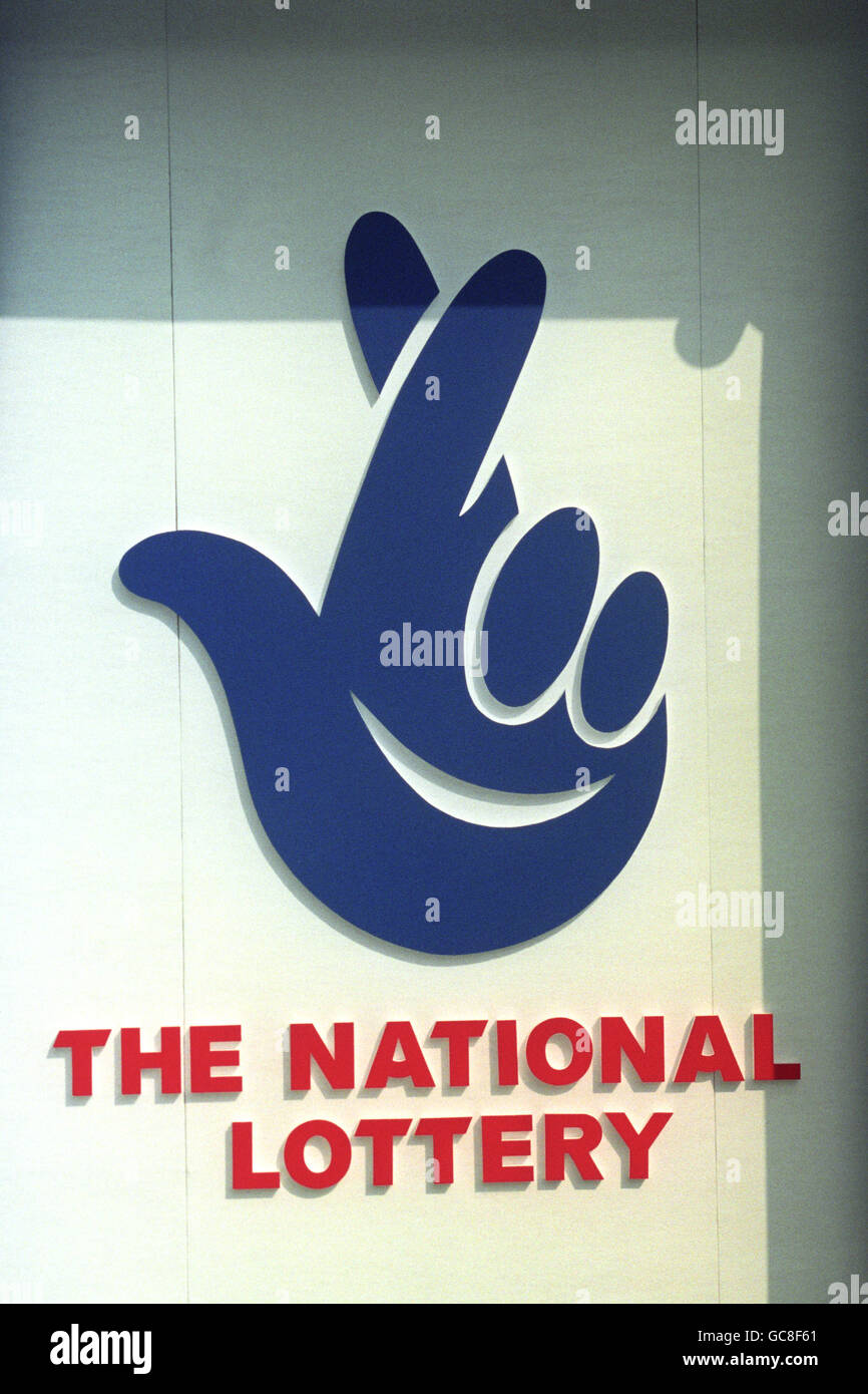 The official logo of the National Lottery, which is due to go live in ...