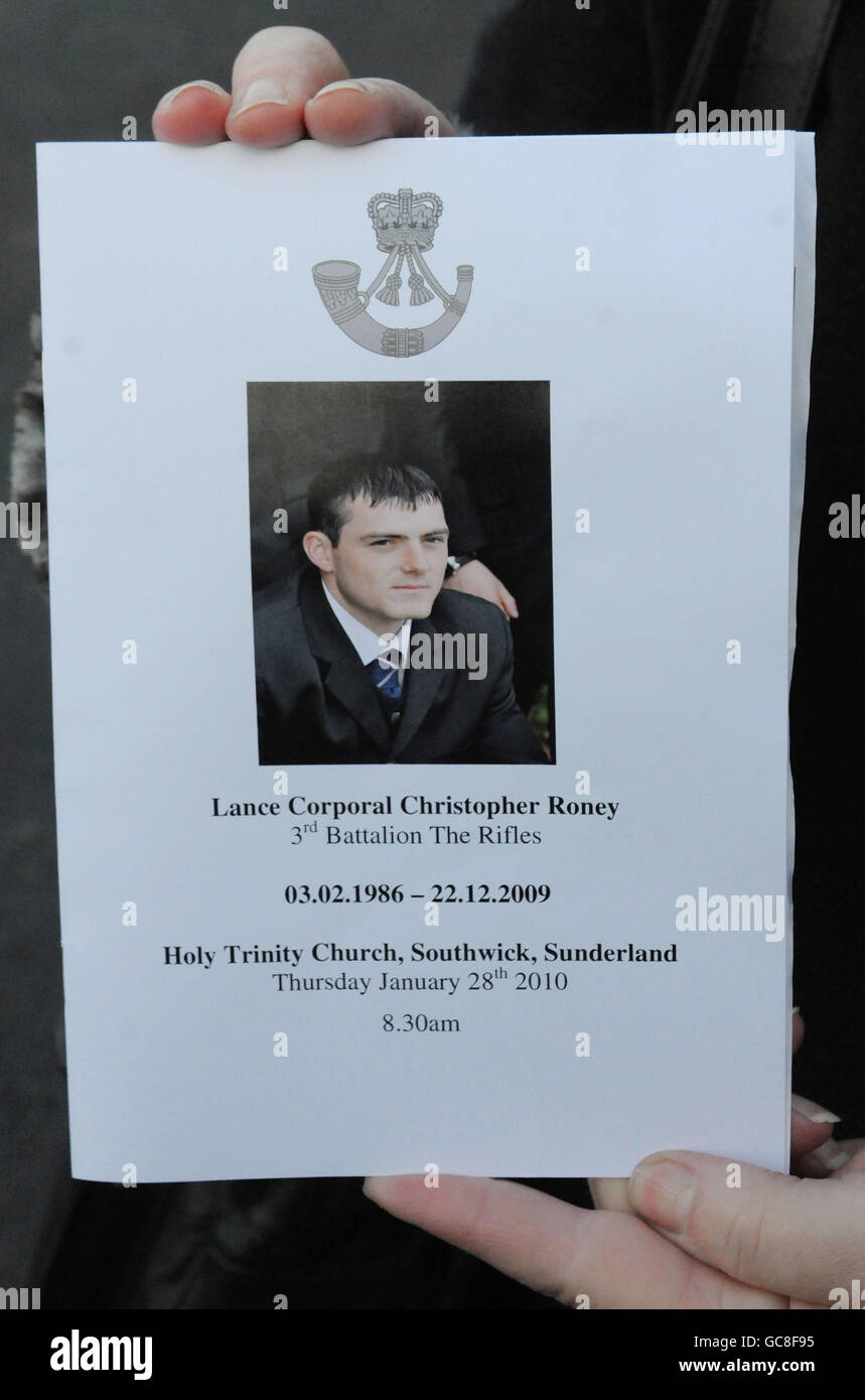 Of lance corporal christopher roney hi-res stock photography and images ...