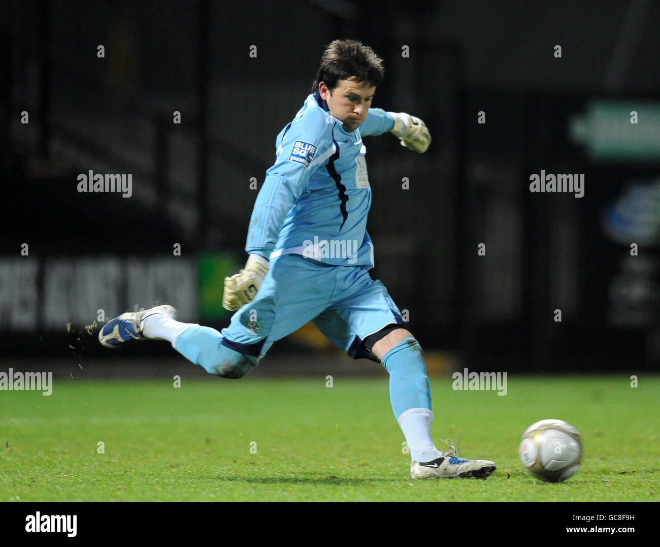 Forest green rovers goalkeeper terry burton hi-res stock photography ...