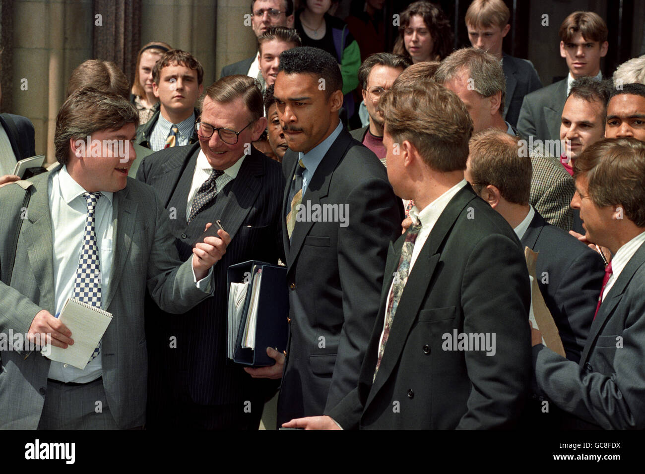 PAUL ELLIOTT LEAVES HIGH COURT Stock Photo - Alamy