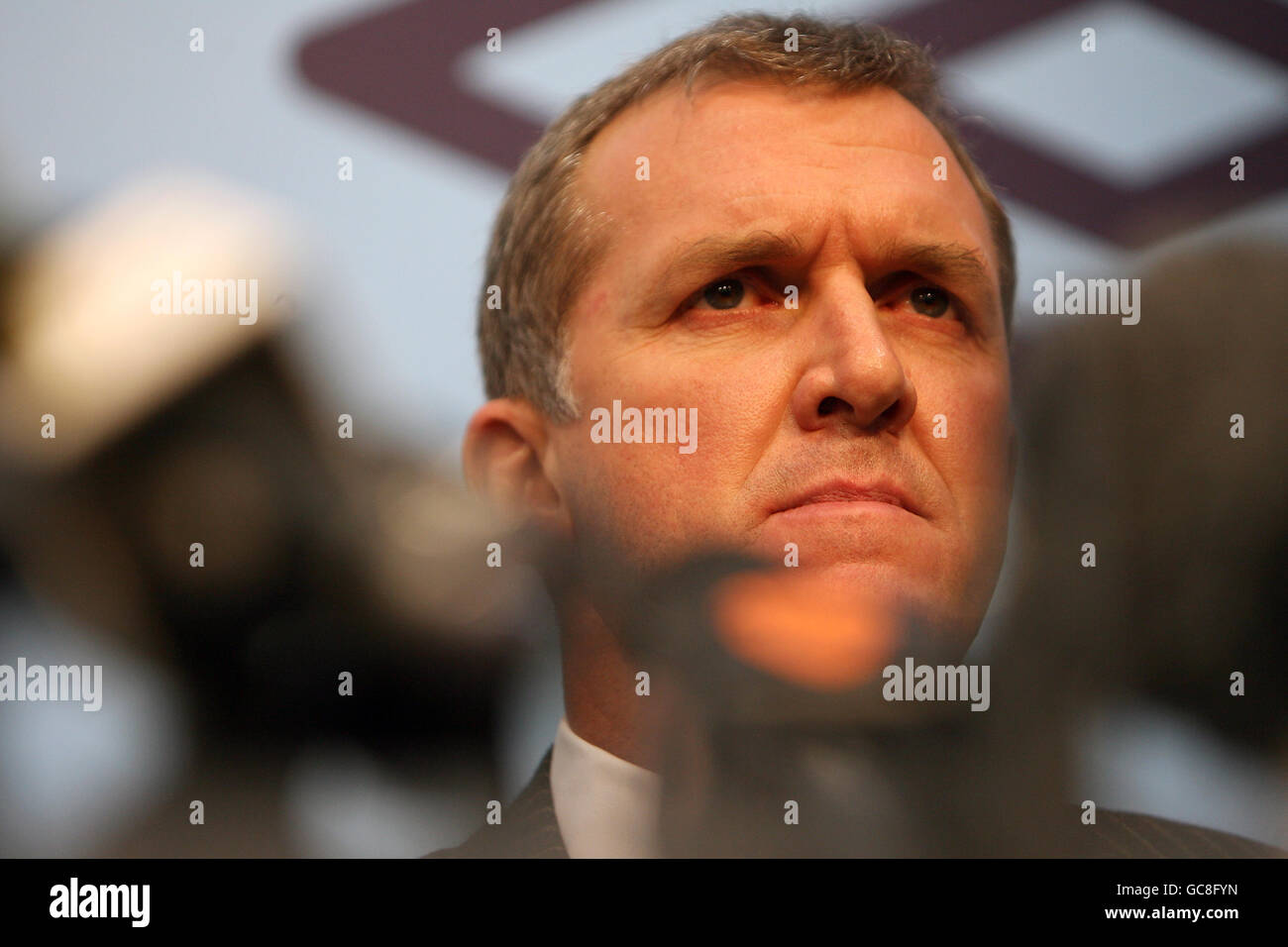 Soccer manchester city press conference city of manchester stadium hi ...