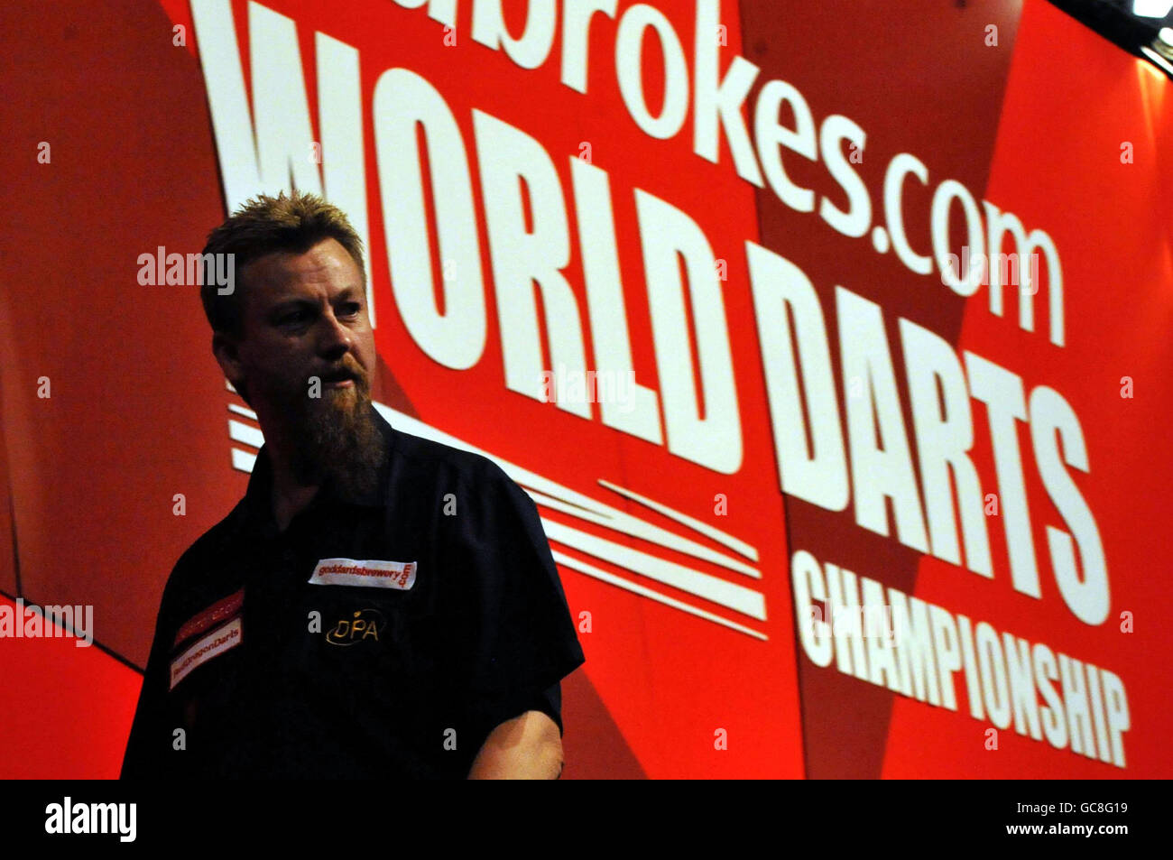 Australia's Simon Whitlock celebrates during his match against UK's ...