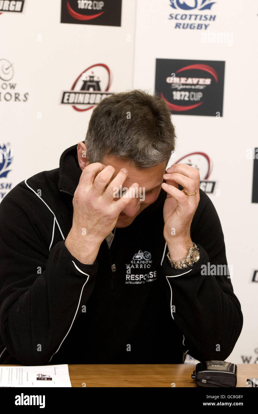 Glasgow warriors coach sean lineen hi-res stock photography and images ...