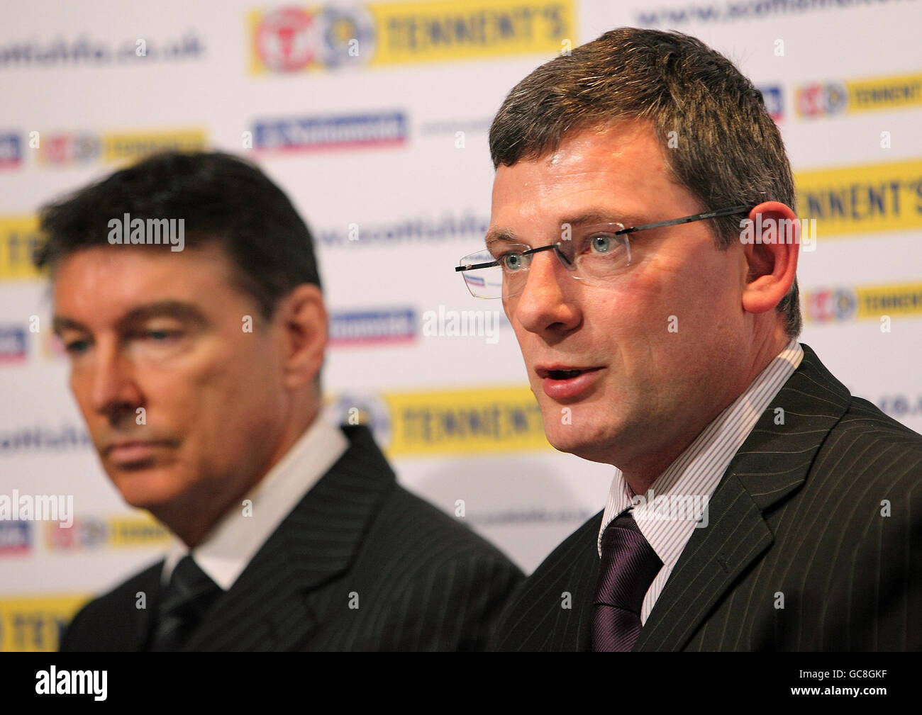 Soccer - Scotland Manager Press Conference - Hampden Park Stock Photo ...