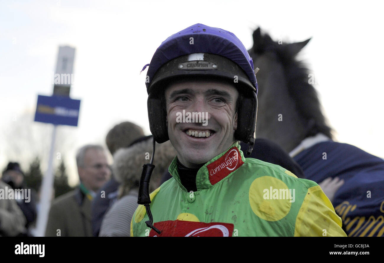 Jockey Ruby Walsh smiles after victory on Kauto Star in The William ...