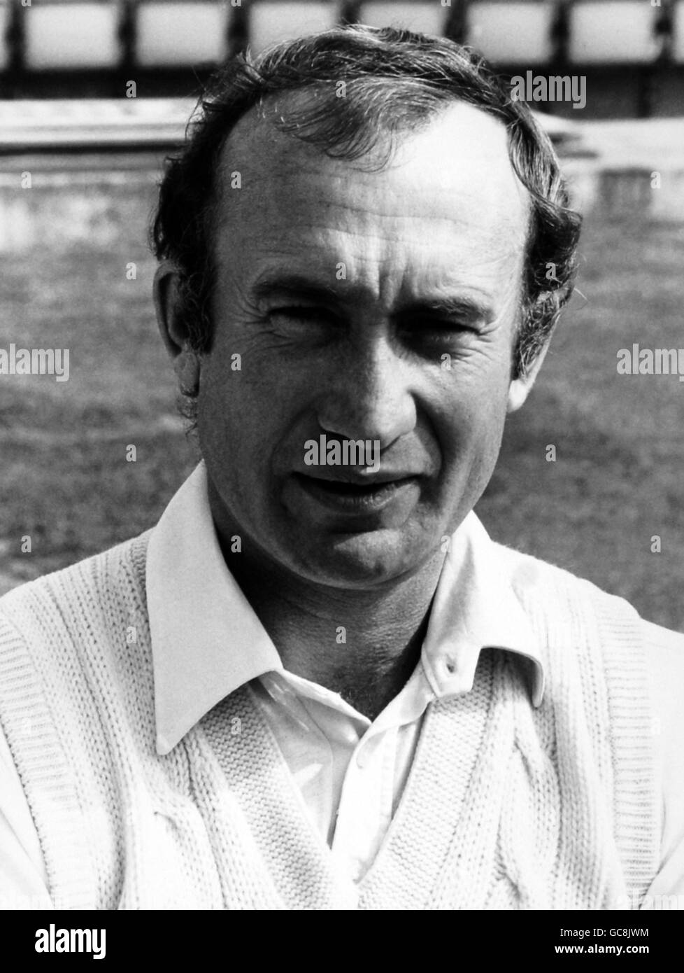 Keith Fletcher, captain of Essex and England Stock Photo - Alamy