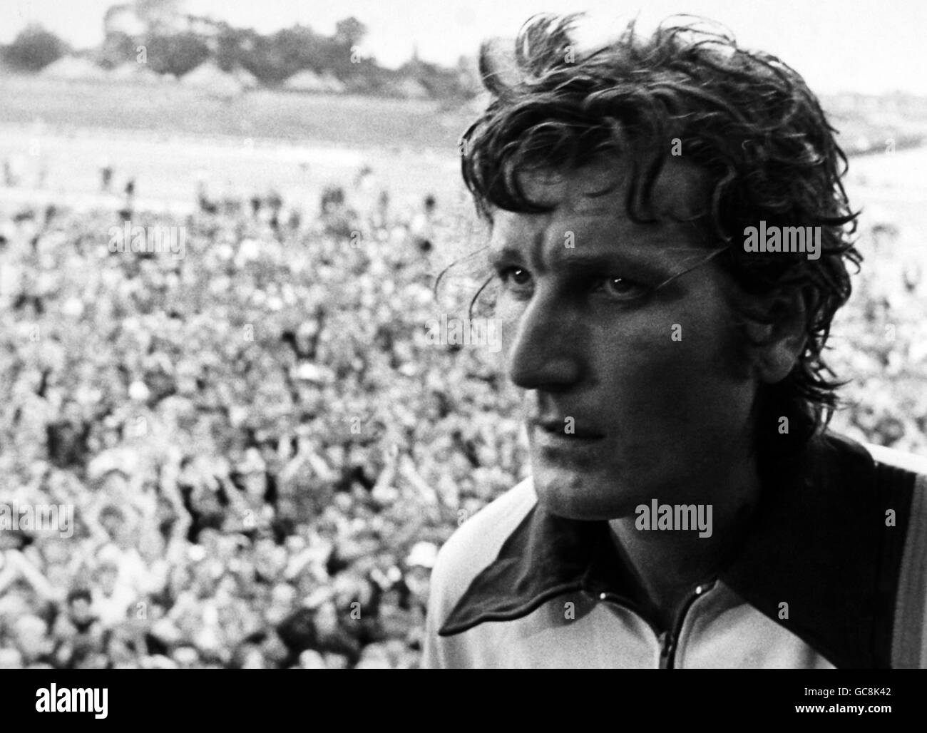 A tired looking Bob Willis in the pavilion at Headingley after he ...