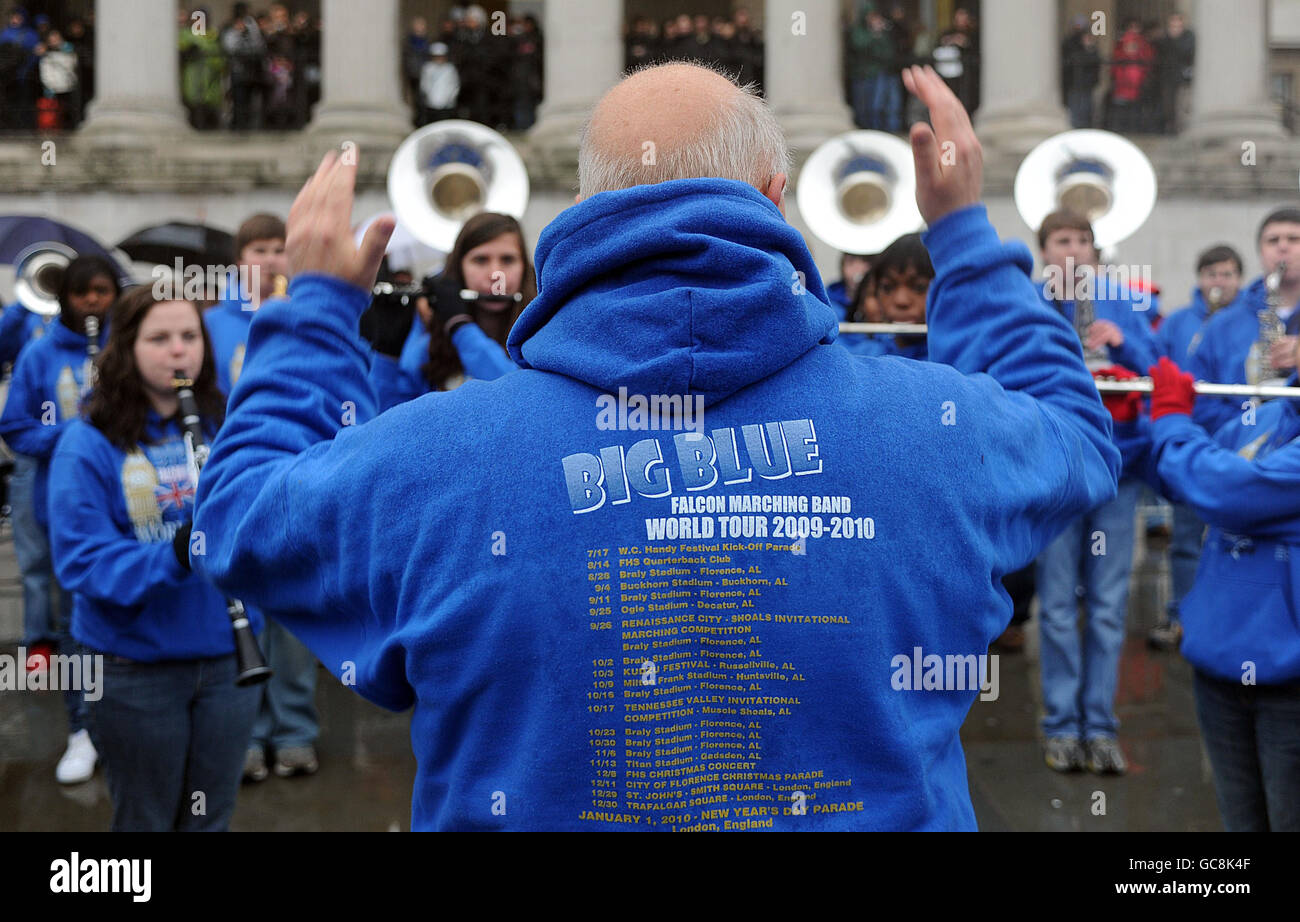 The Florence High School 'Big Blue' Falcon Band from Florence, Alabama ...