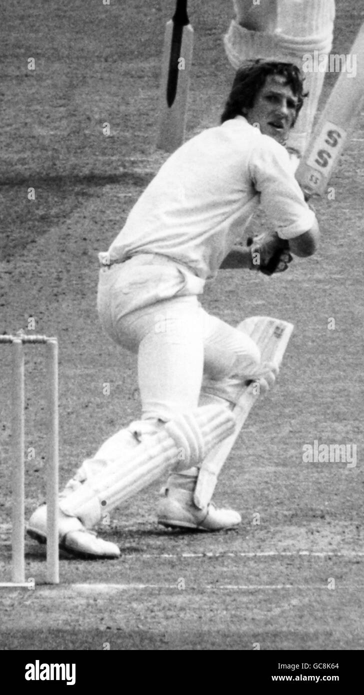 Ian Botham of Somerset County Cricket Stock Photo - Alamy