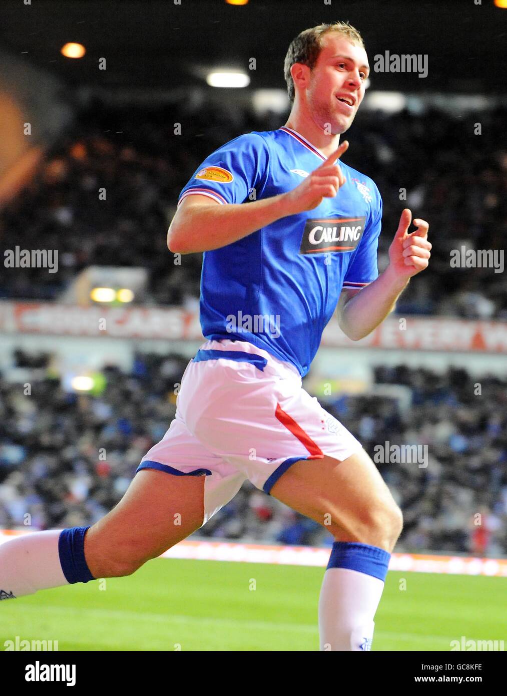 Rangers steven whittaker celebrates hi-res stock photography and images ...