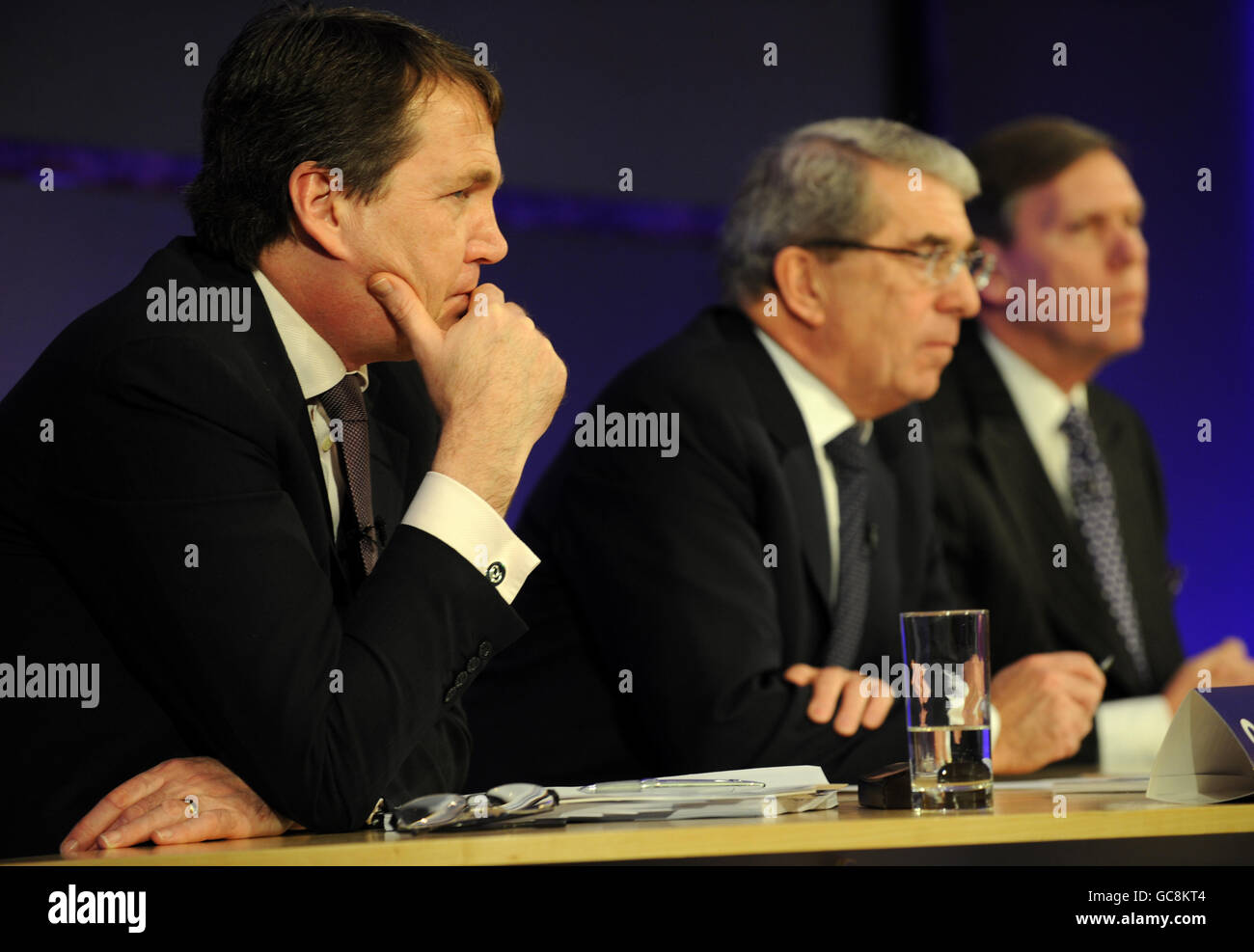 l-r; Cadbury Chief Finance Officer Andrew Bonfield, Cadbury Chairman ...