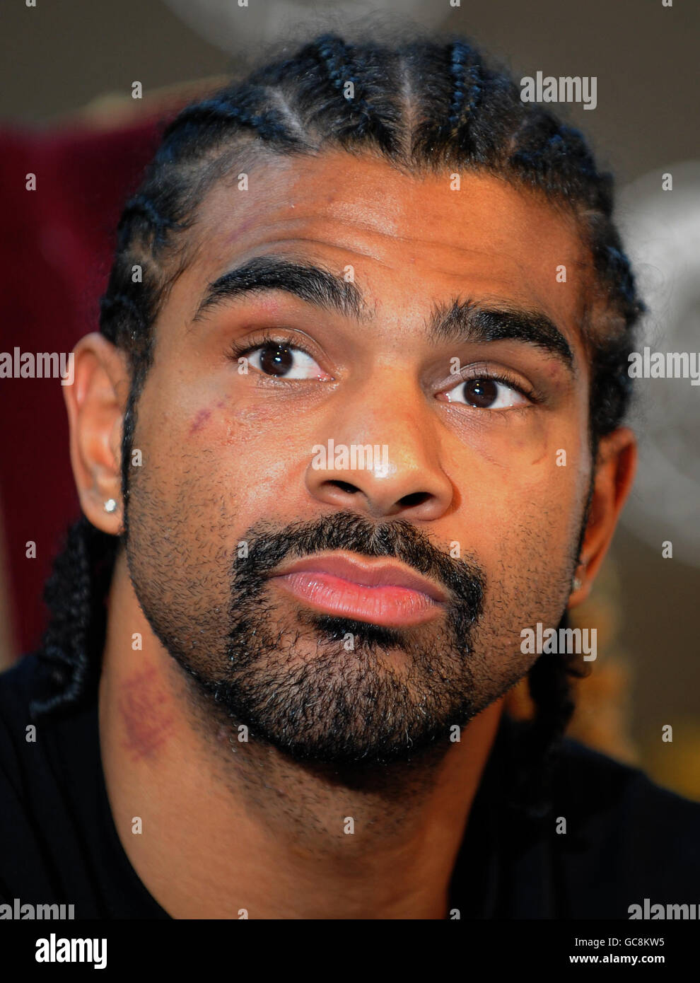 World Heavyweight Champion David Haye attends a press conference at the ...