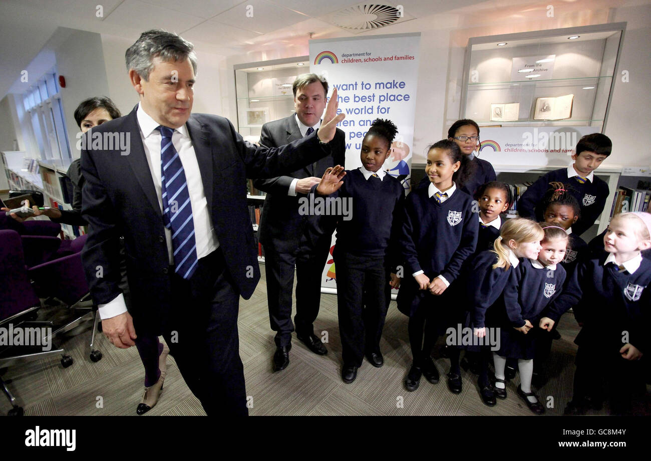 Schools and families minister ed balls hi-res stock photography and ...