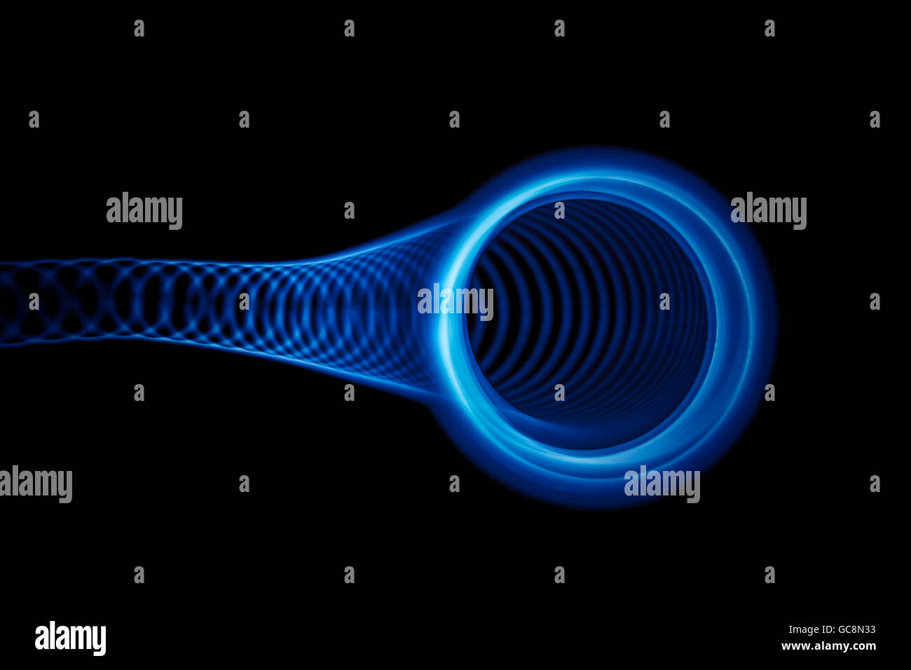Sound waves in the dark Stock Photo - Alamy
