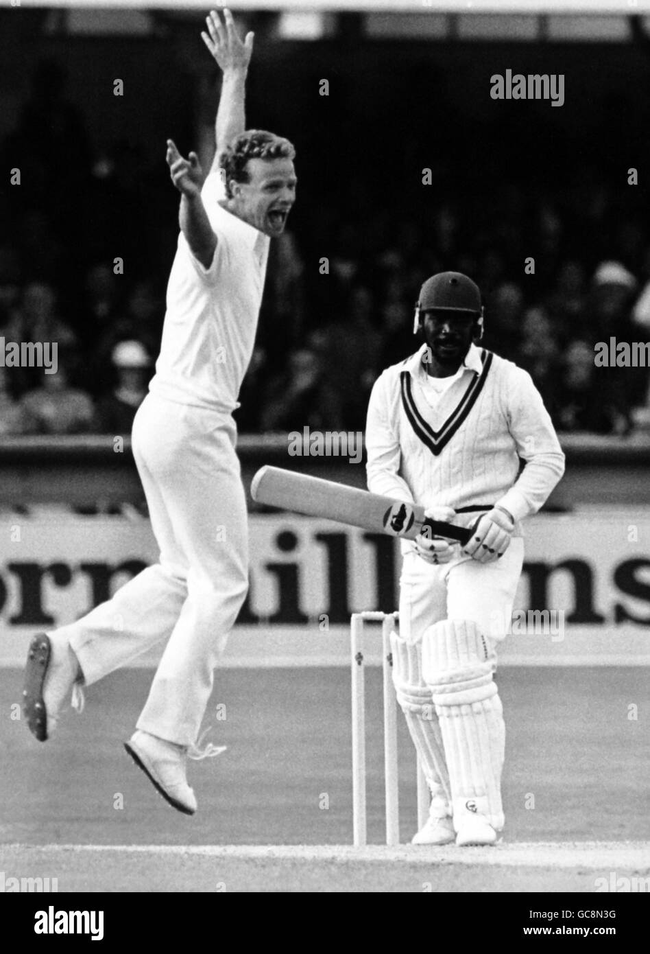 A hint smile west indies opening bat hi-res stock photography and ...