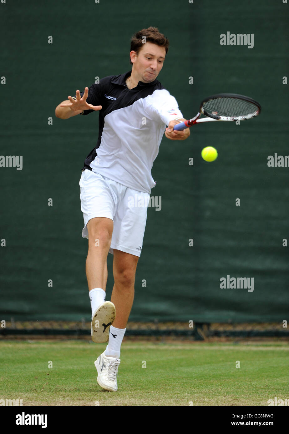 Great Britain's Alex Bogdanovic in action against Japan's Tatsuma Ito ...