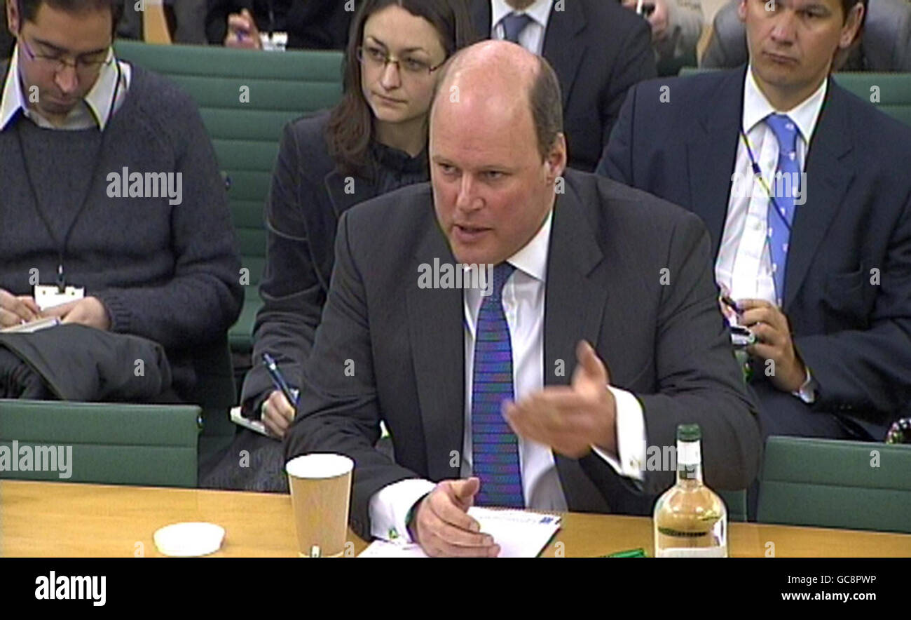 Royal Bank of Scotland chief executive Stephen Hester gives evidence to ...