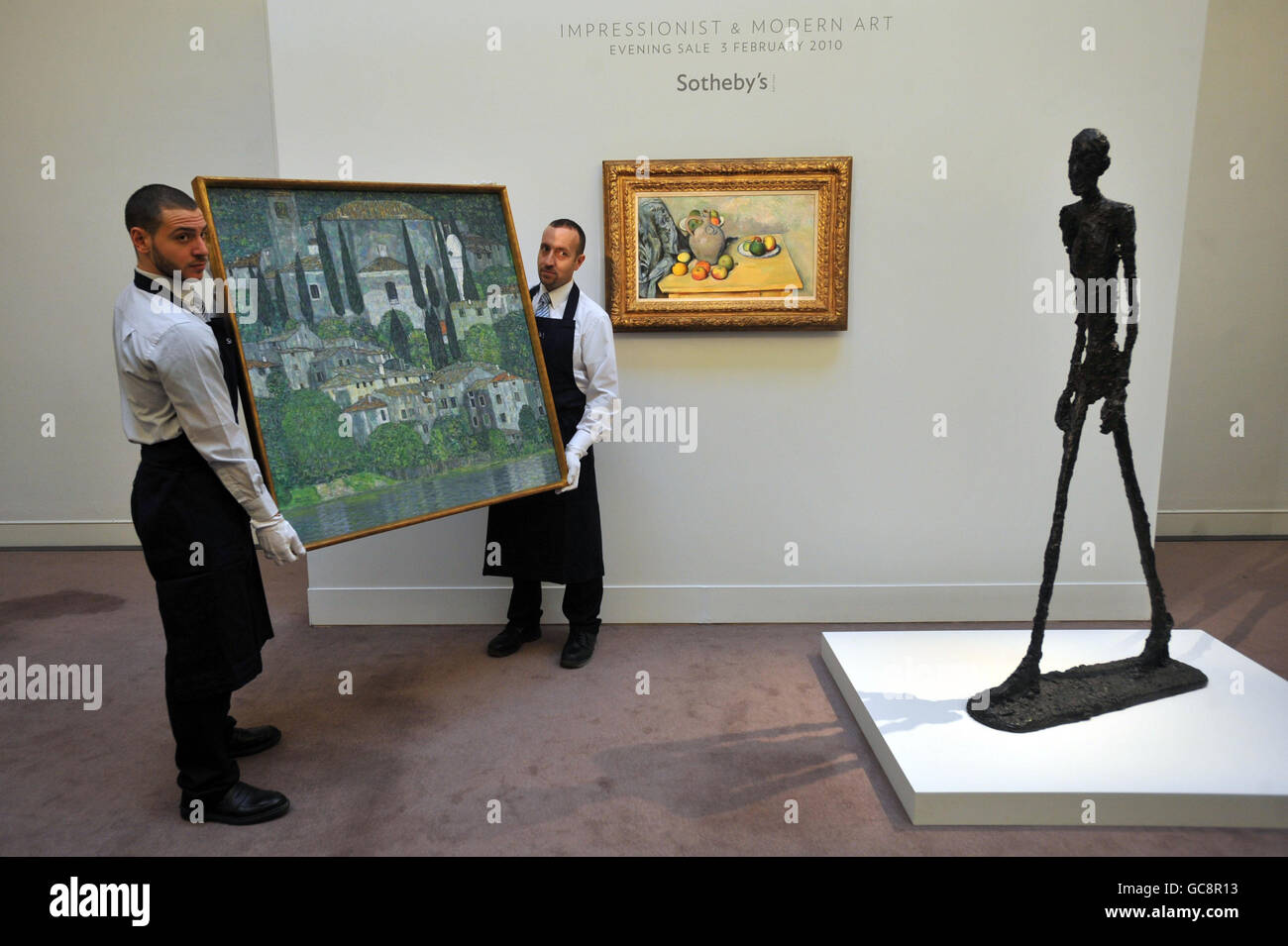 Sotheby S Impressionist And Modern Art Sale Stock Photo Alamy