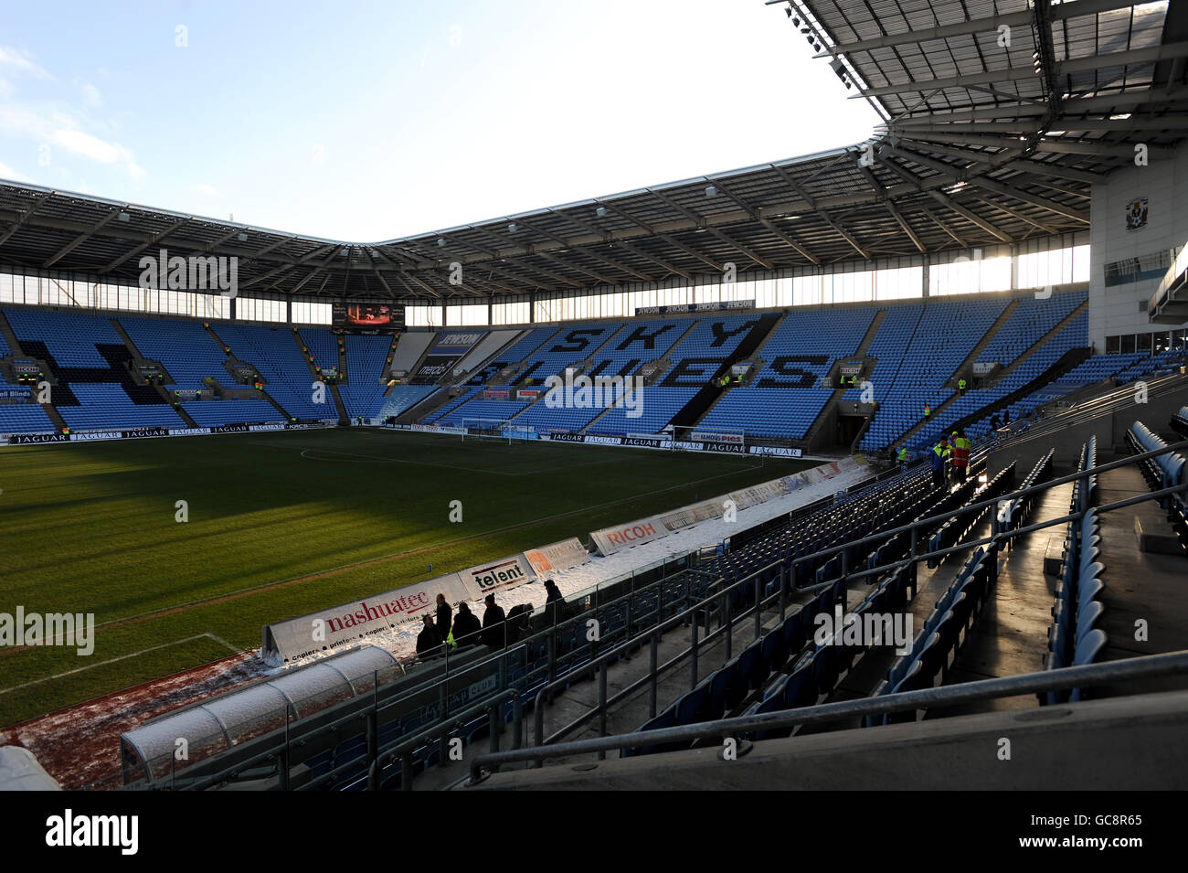 Football ground gv general view seats stadium stand view datacoapplies ...