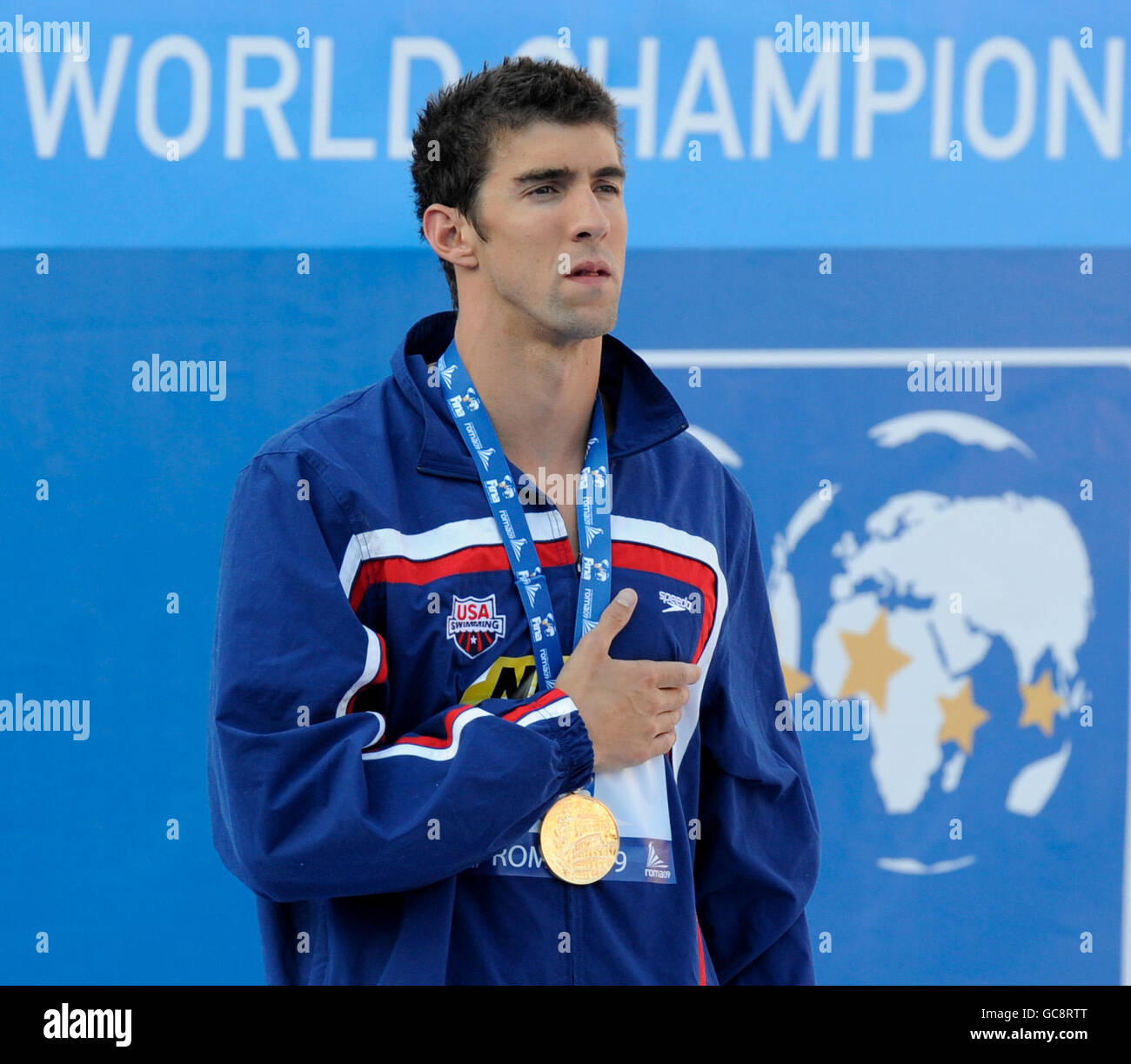 Michael phelps after swimming hi-res stock photography and images - Alamy