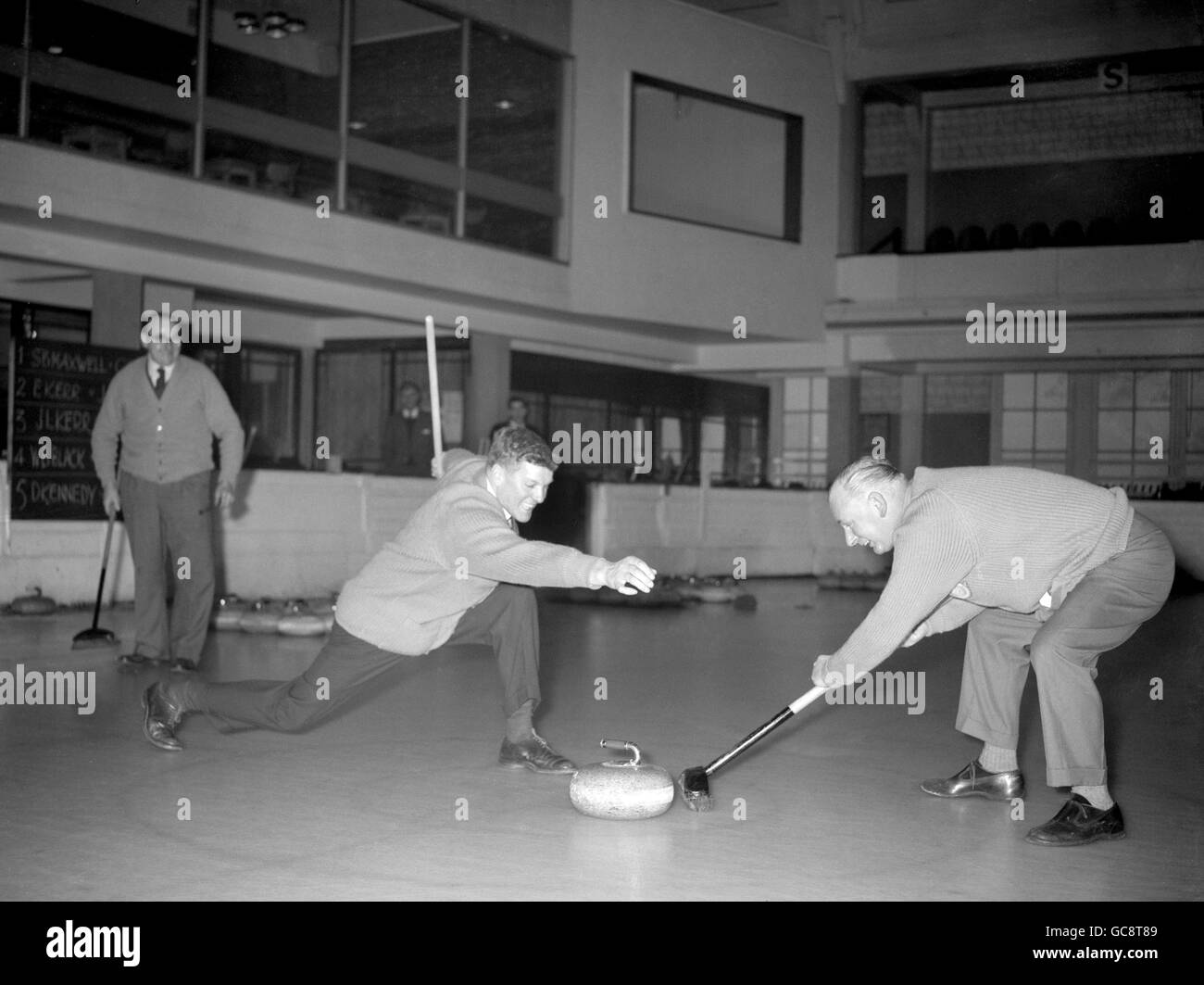 Scottish curling Black and White Stock Photos & Images - Alamy