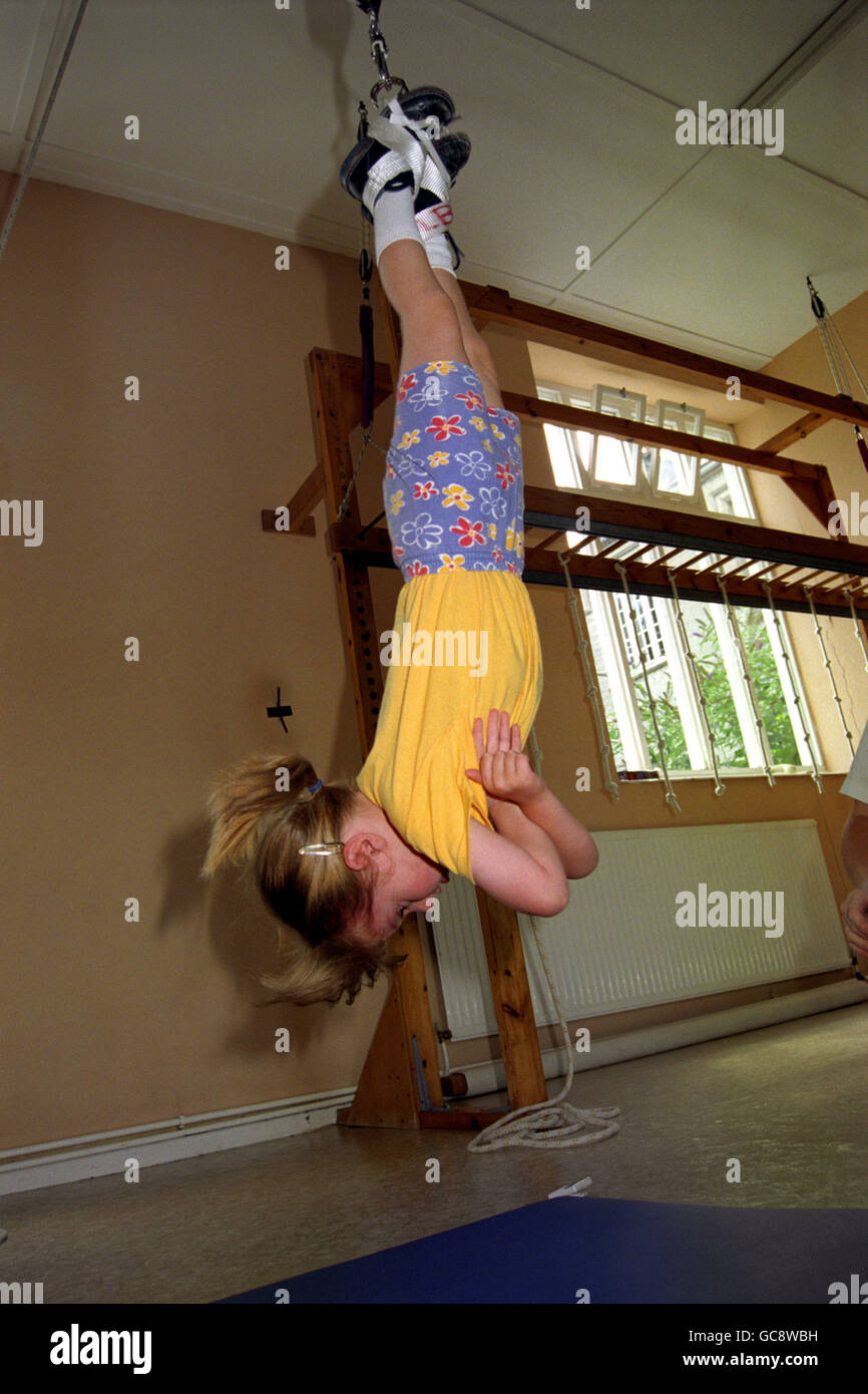 KATHRYN TYLER, WHO WAS BORN BRAIN DAMAGED UNDERGOES SENSORY STIMULATION ...
