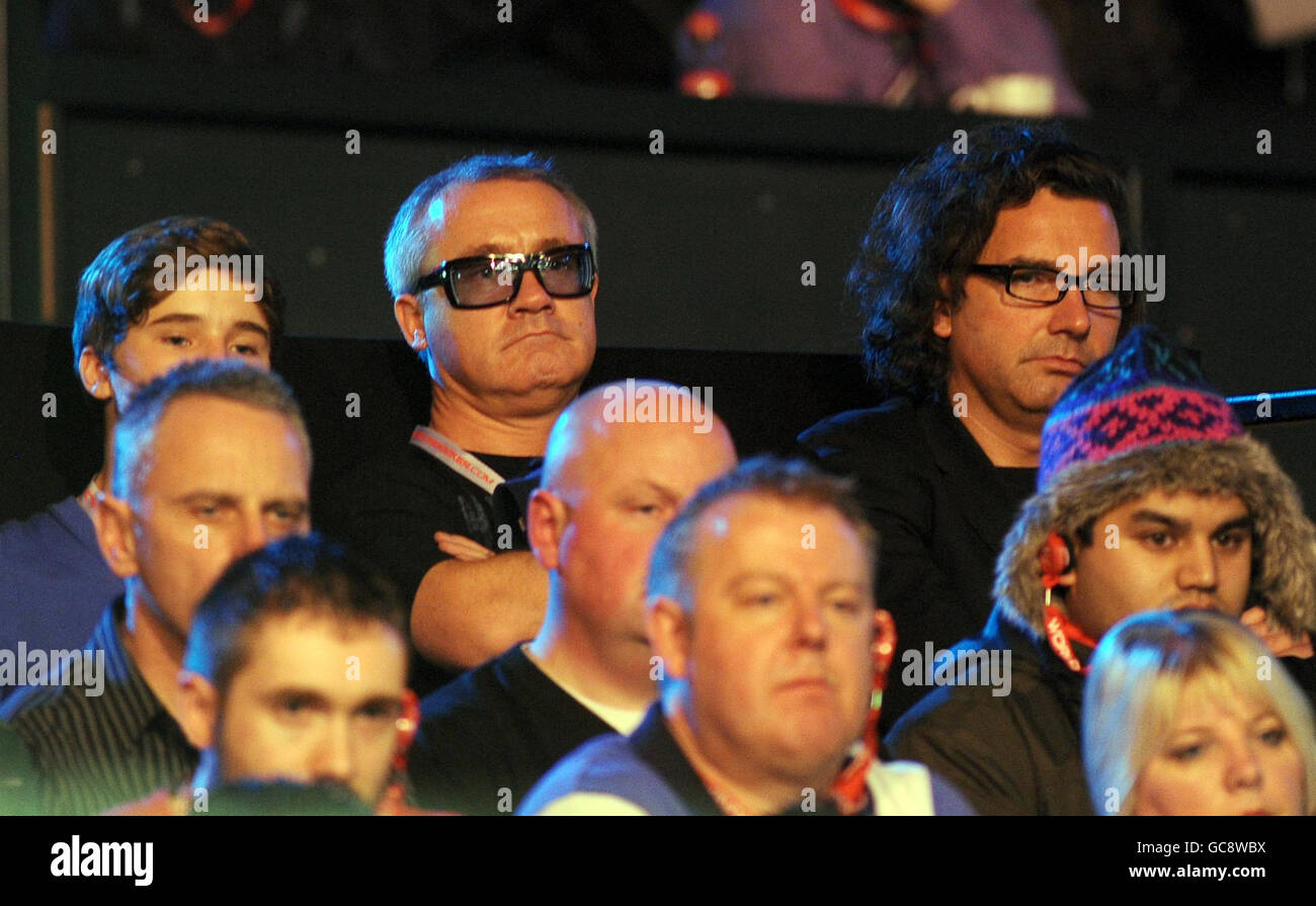 Damian Hurst in the crowd the Final of The Masters at Wembley Arena ...