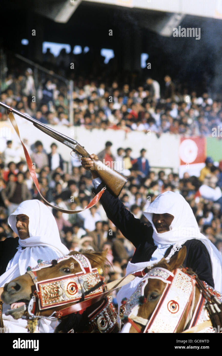 Scenes from the opening ceremony of the 13th African Cup of Nations ...