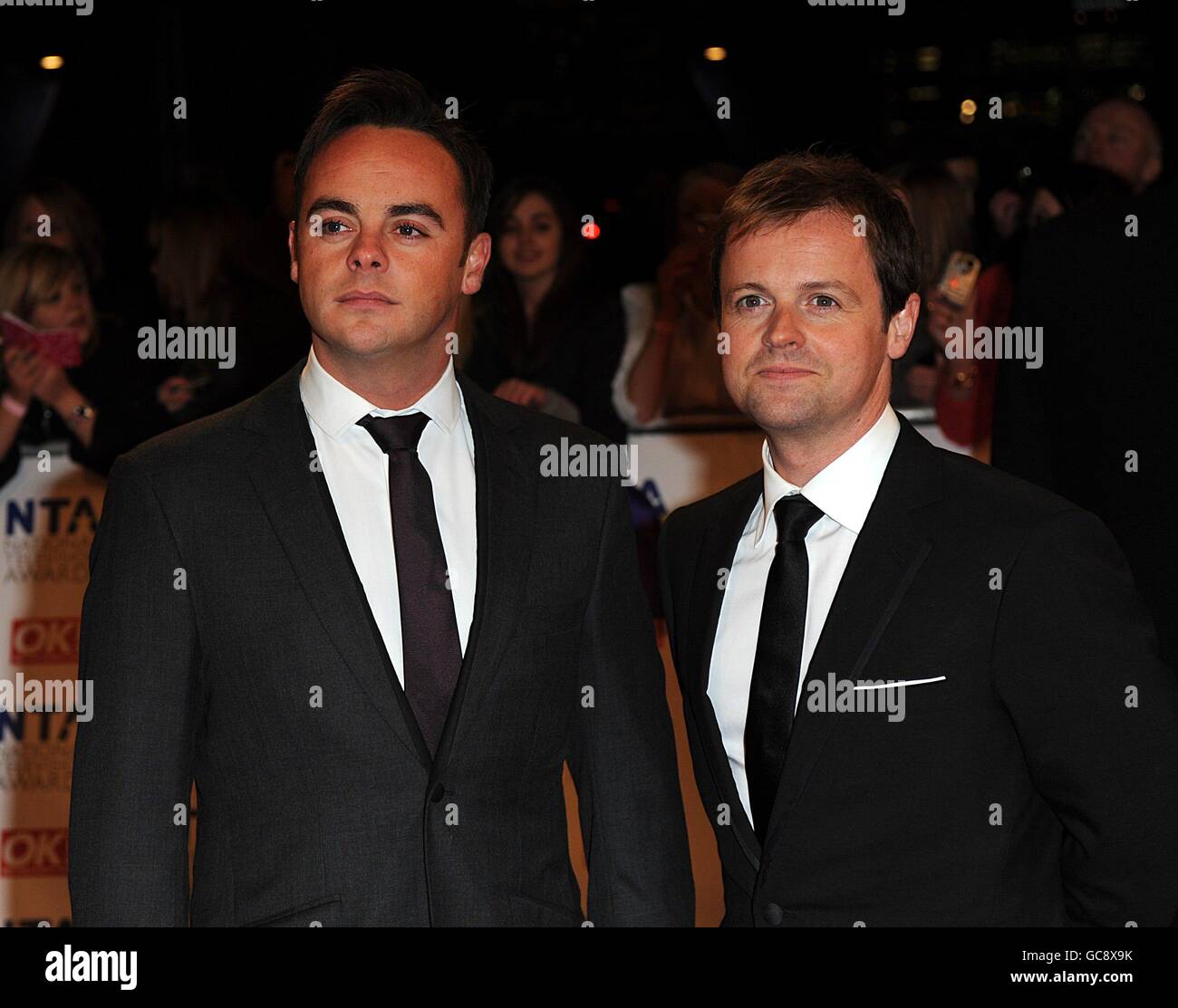 Anthony McPartlin and Declan Donnelly arriving for the National ...