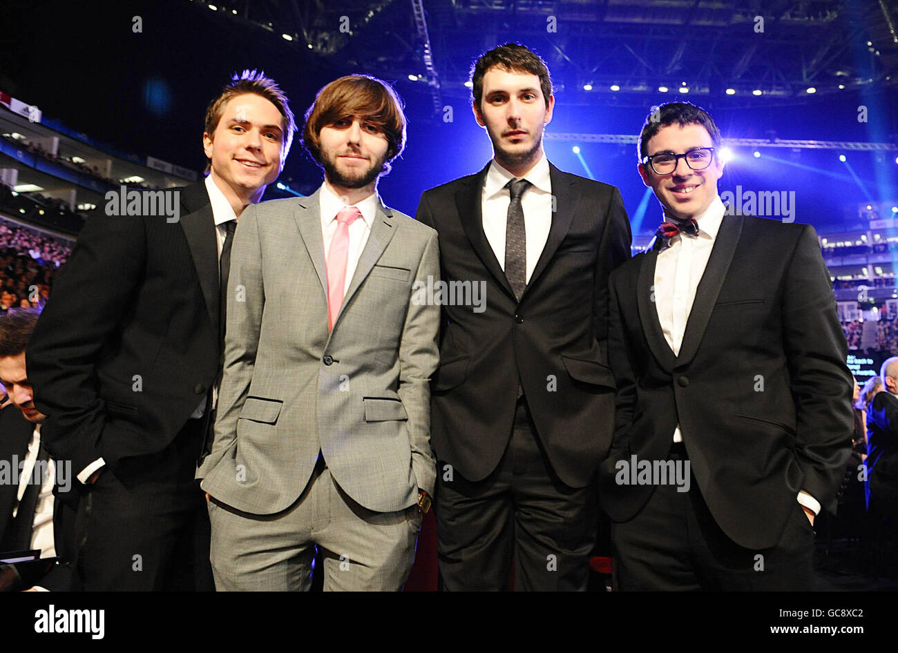 The cast of The Inbetweeners (L-R) Joe Thomas, James Buckley, Blake ...