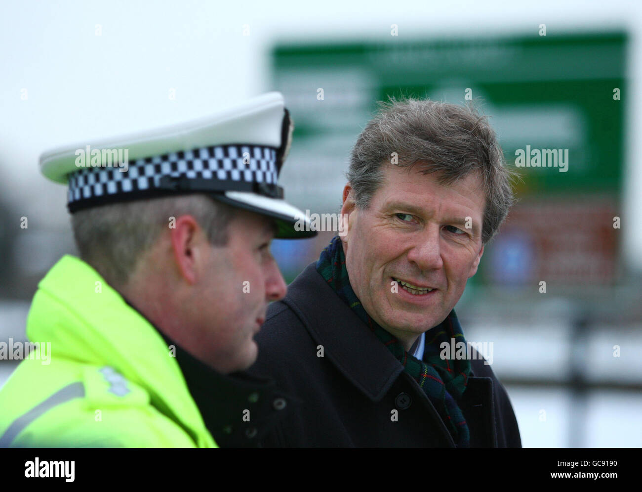 Scottish Justice Secretary Kenny MacAskill (right) with Chief Inspector ...