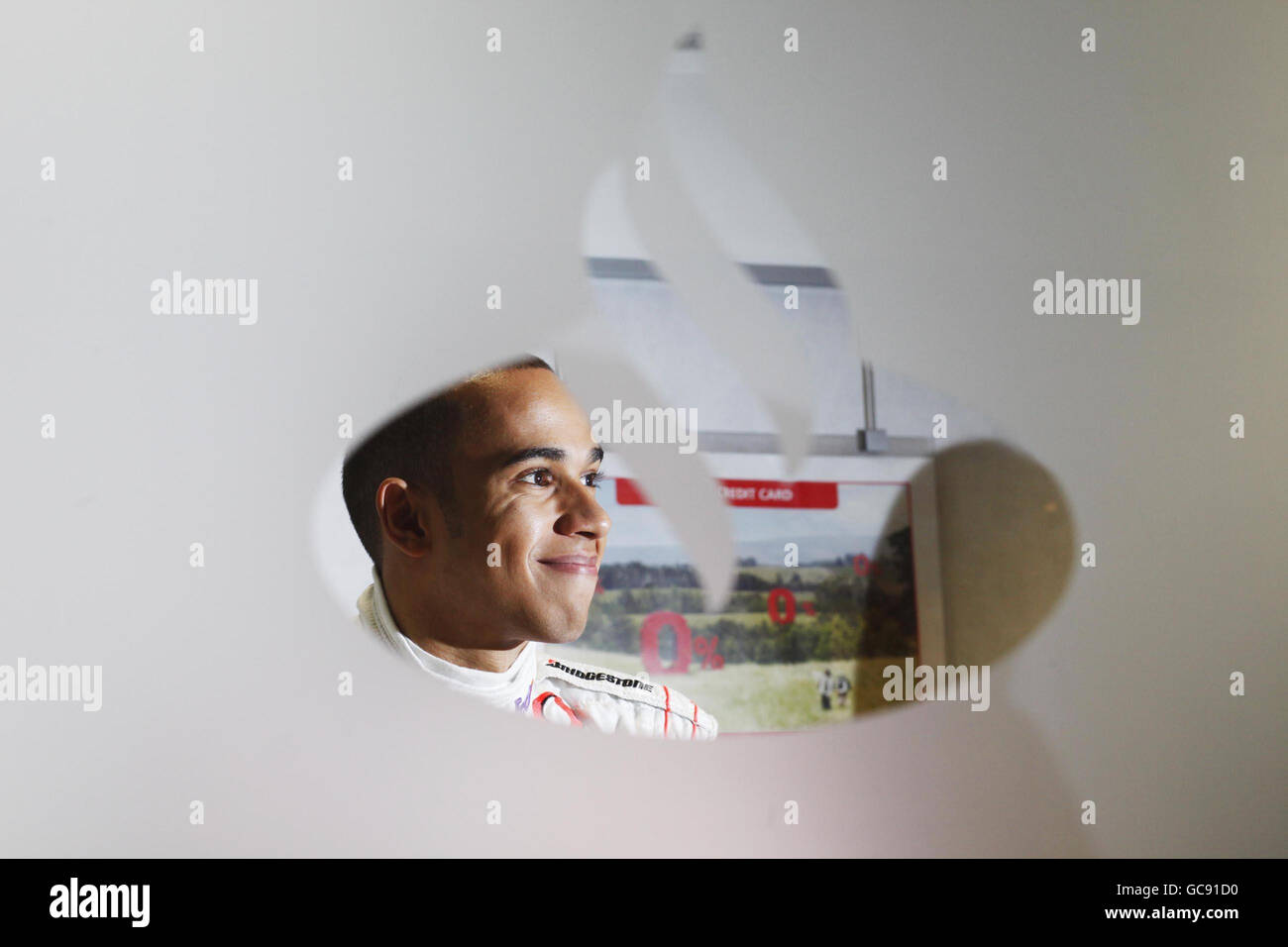Formula 1 racing driver Lewis Hamilton at the launch of the first ...
