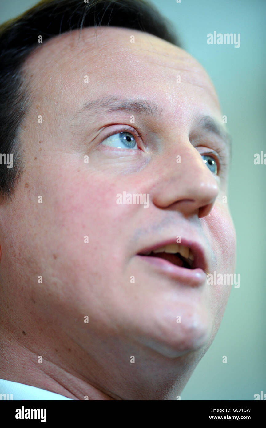 David Cameron at Demos Stock Photo - Alamy