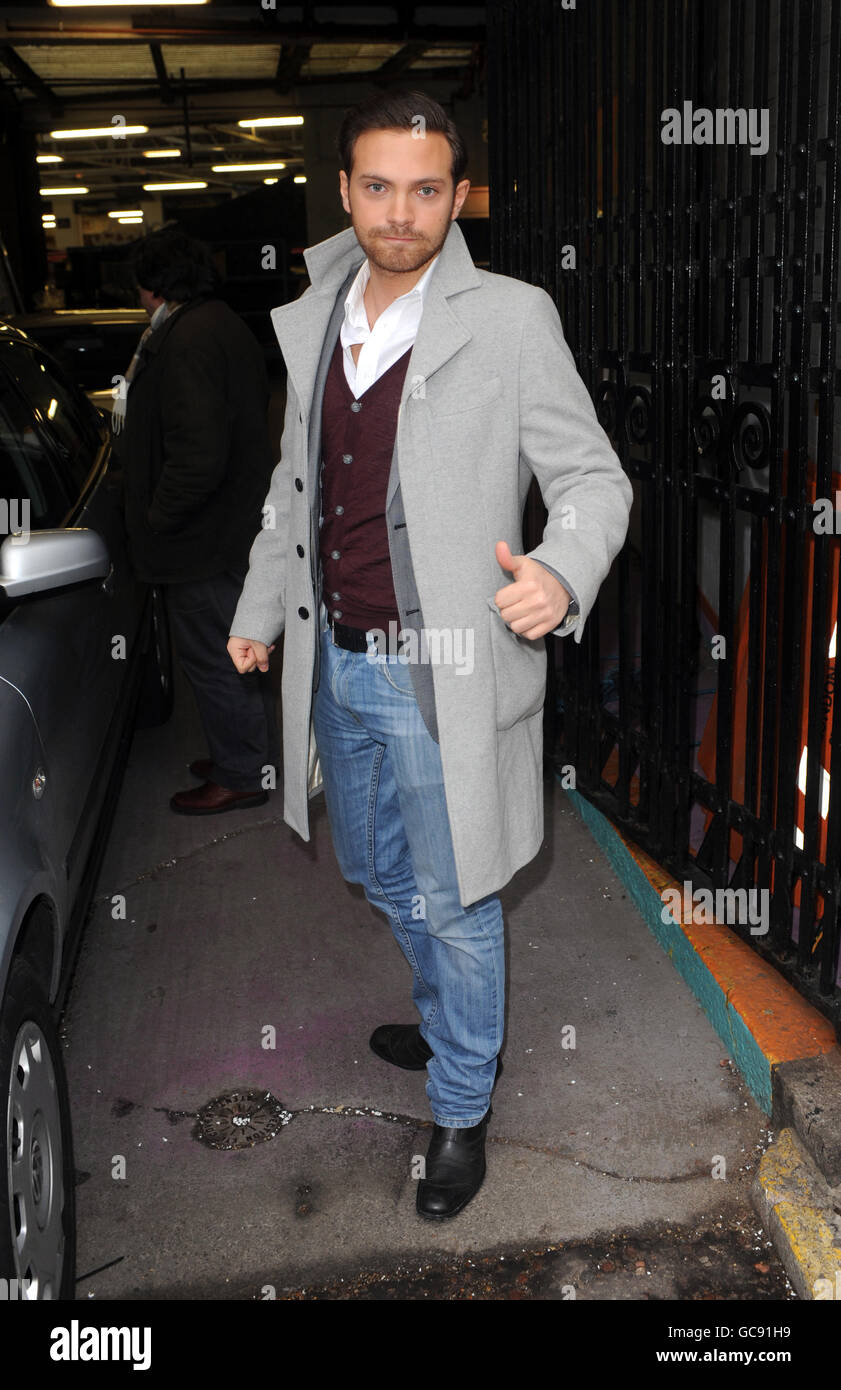Matt D'Angelo leaves the ITV studios in south east London Stock Photo ...