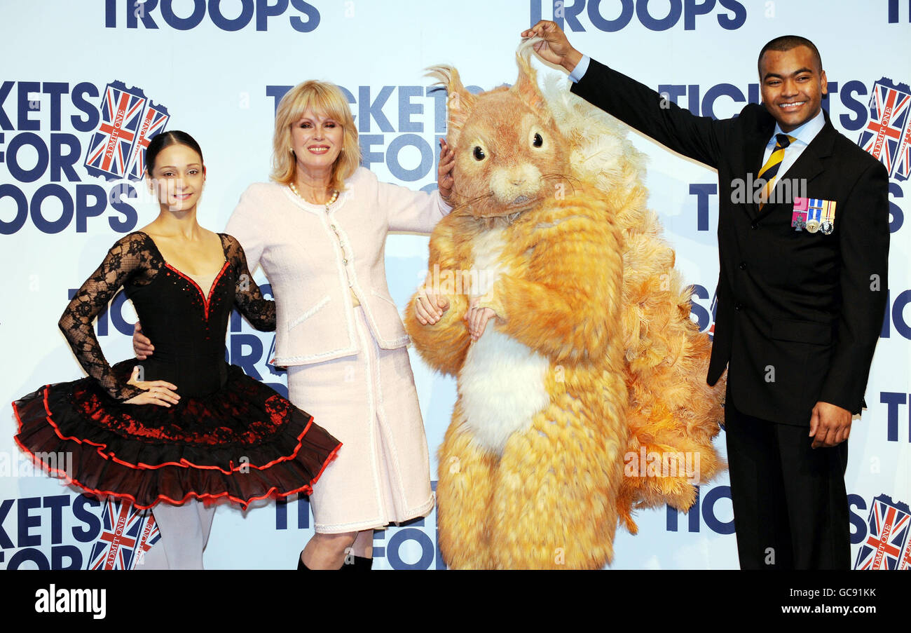 Royal Opera House tickets for troops Stock Photo - Alamy