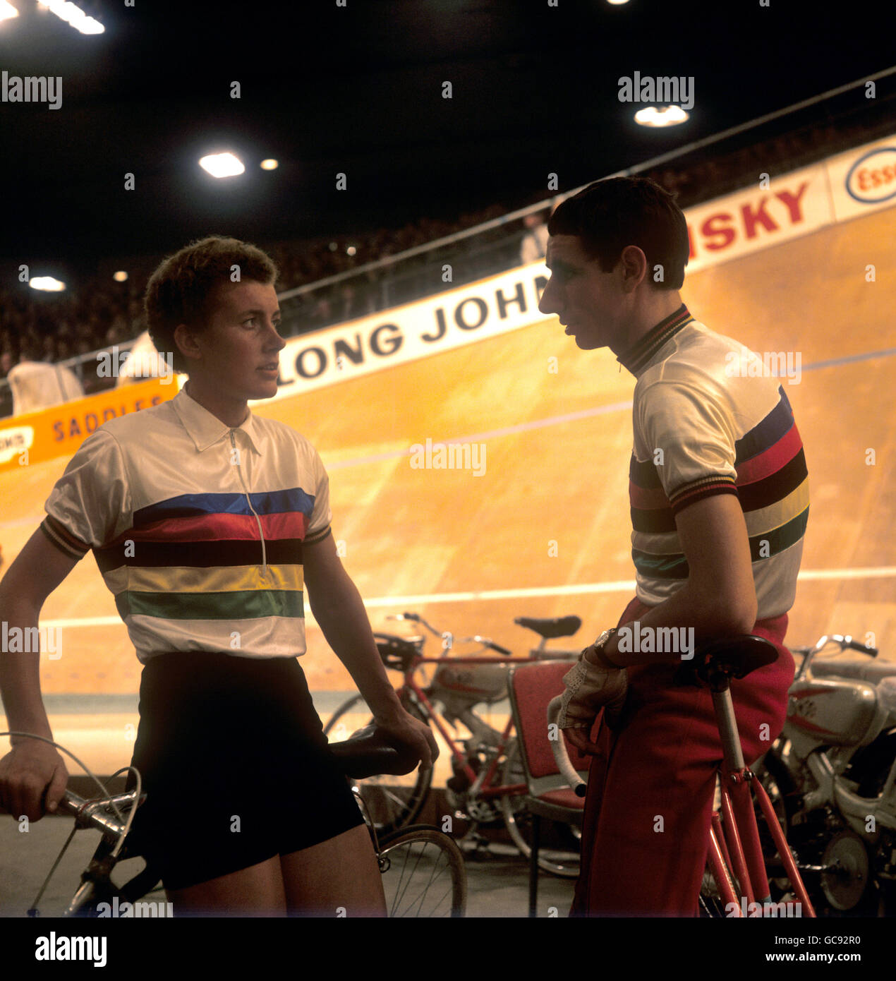 Cycling - Graham Webb and Beryl Burton Stock Photo - Alamy