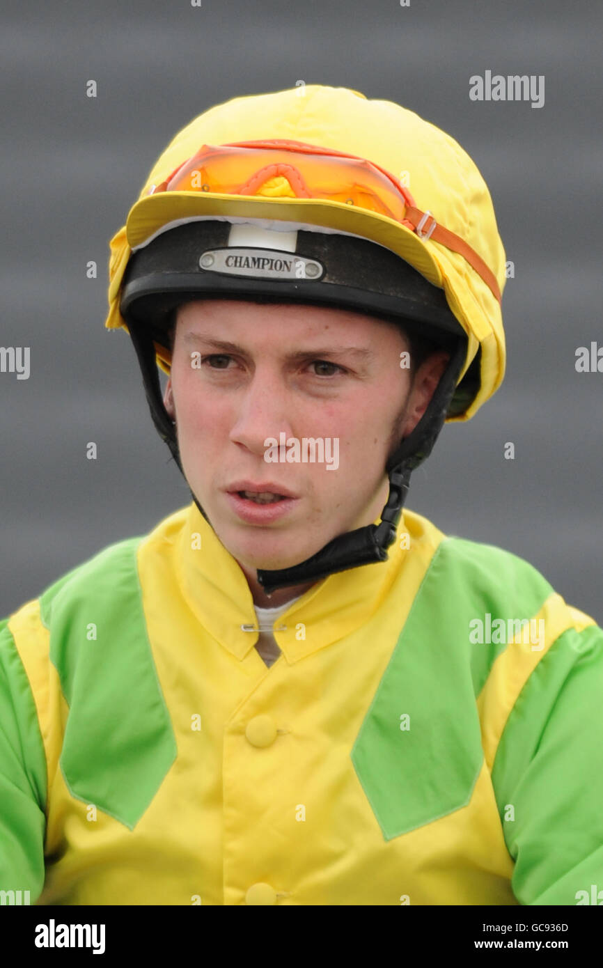 Horse Racing - Southwell Racecourse. Sean Palmer, jockey Stock Photo ...