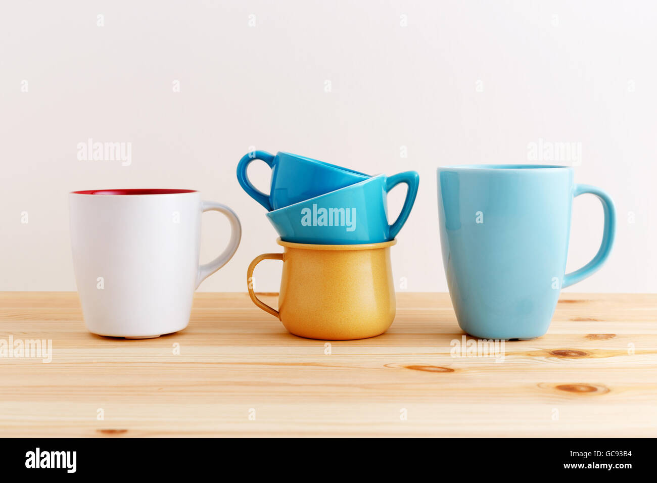 Wooden cups and mugs hi-res stock photography and images - Alamy