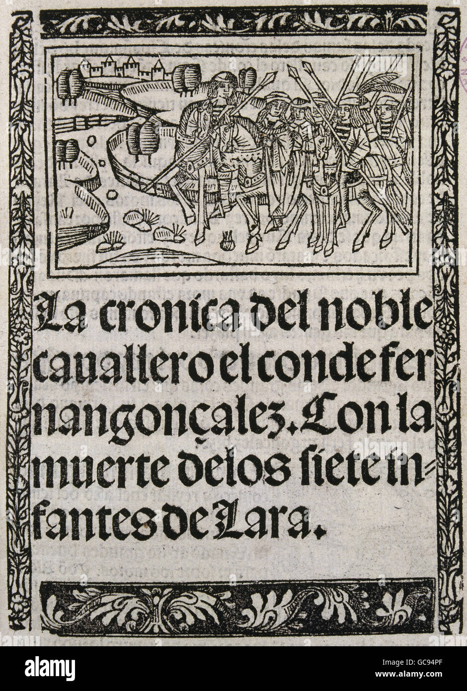 Fernan Gonzalez (?- 970). First autonomous count of Castile. "Cronica ...