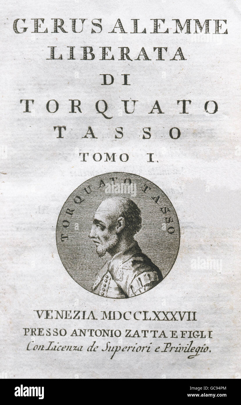 Torquato Tasso (1544-1595). Italian poet. Gerusalemme Liberata ...