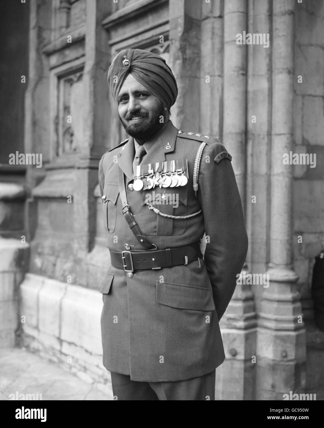 Turbaned Captain Parkash Singh, who, according to Indian custom now ...