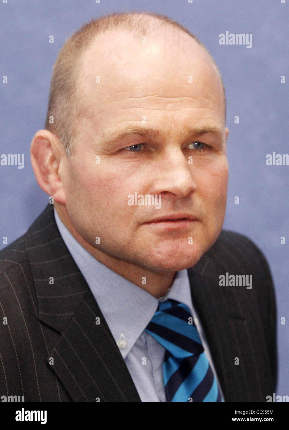 Head coach Andy Robinson during the national team press conference at ...