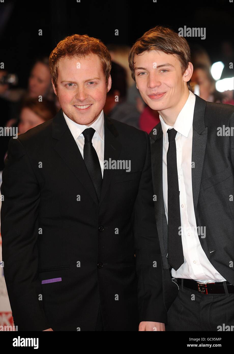 Charlie clements arriving national television awards hi-res stock ...