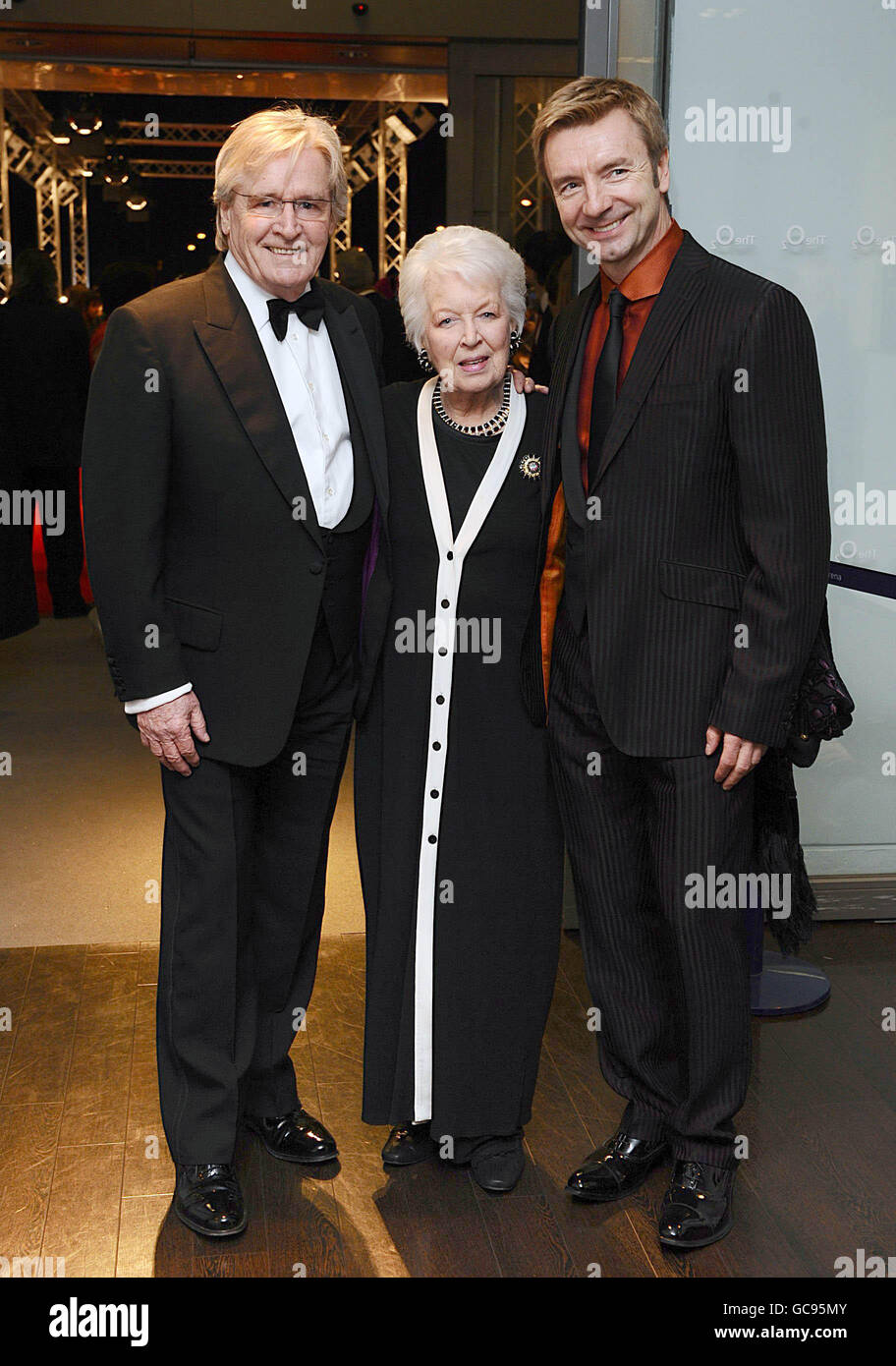 (L-R) William Roache, June Whitfield and Christopher Dean arriving for ...