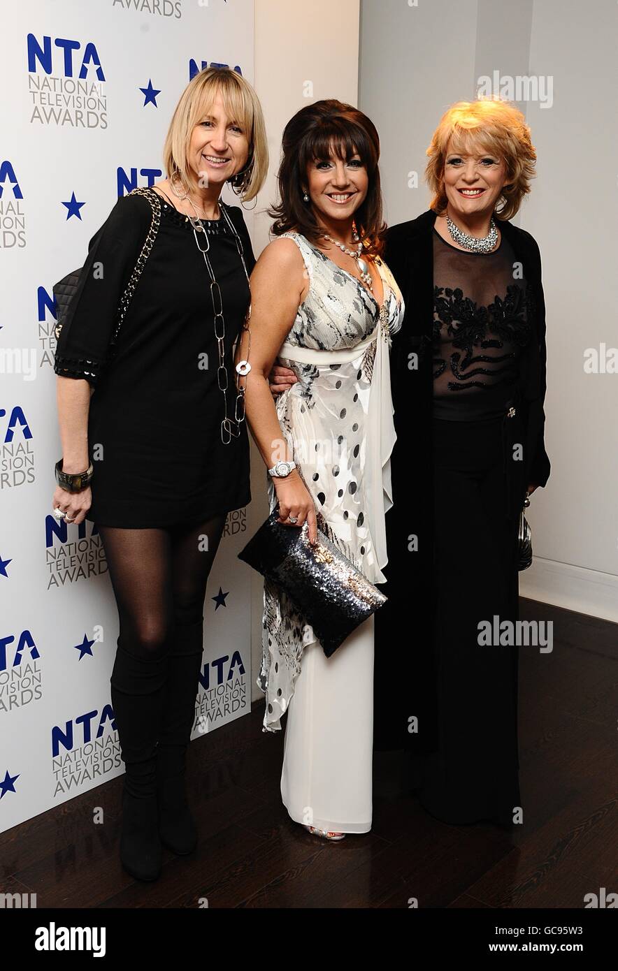 (L-R) Carol McGiffin, Jane McDonald and Sherrie Hewson arriving for the ...