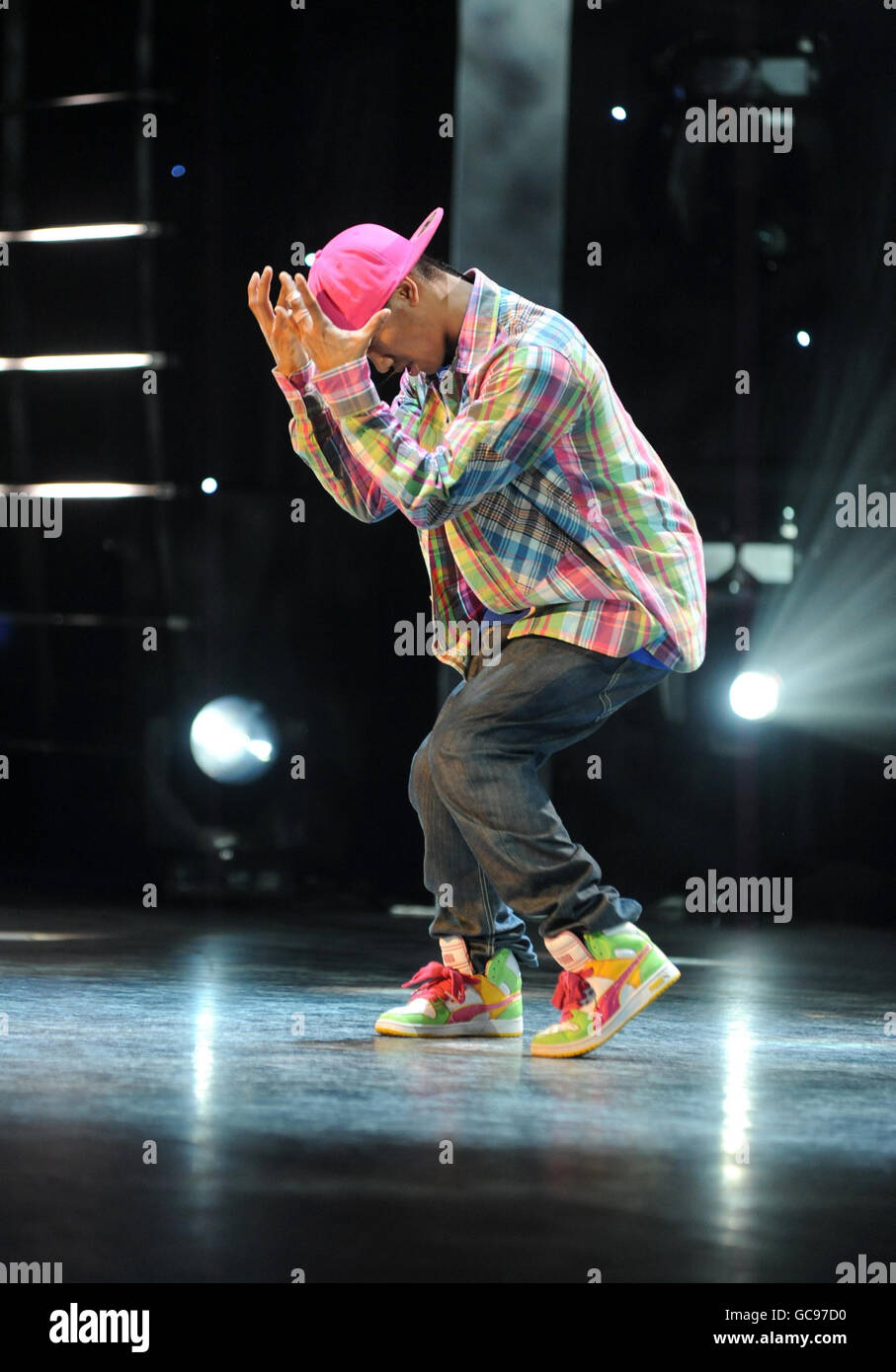 Dance contestant Mark Calape, who is eventually eliminated, performs ...