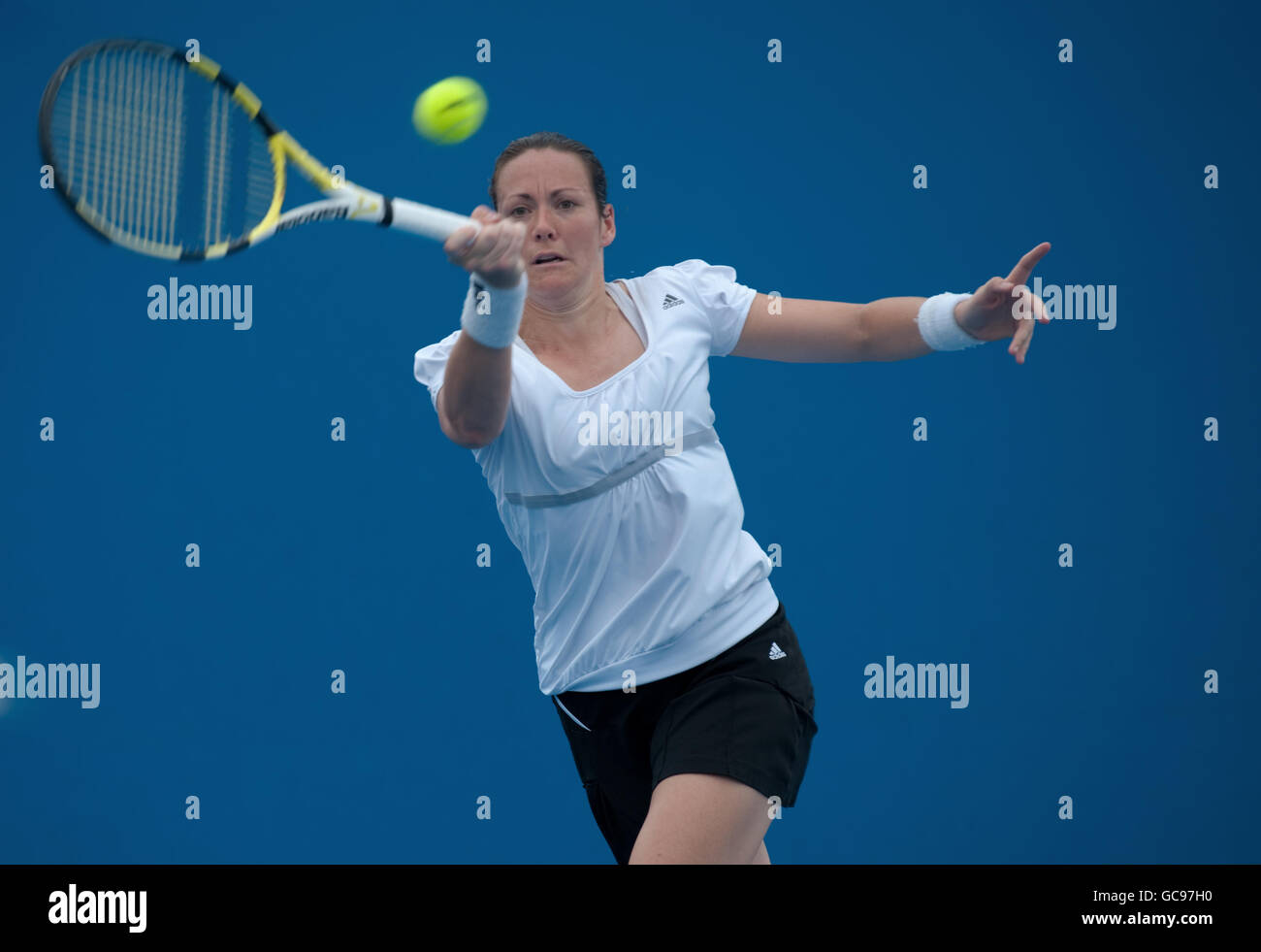 Sarah Borwell during during her doubles match during The Australian ...